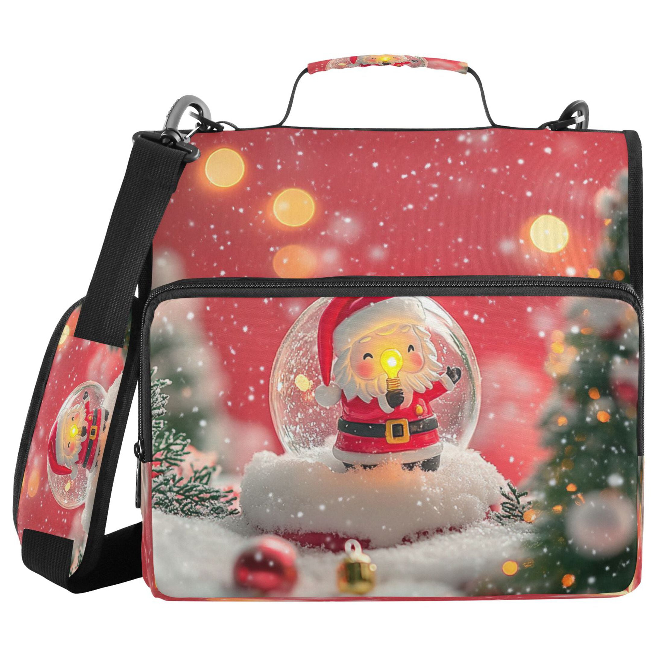 Water-Resistant 3-Ring Binder Organizer with Multiple Pockets Zipper ...