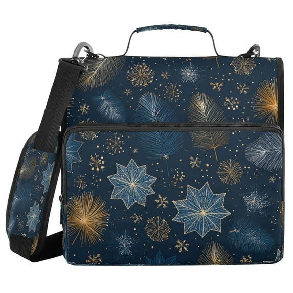 Water-Resistant 3-Ring Binder Organizer with Multiple Pockets Zipper ...