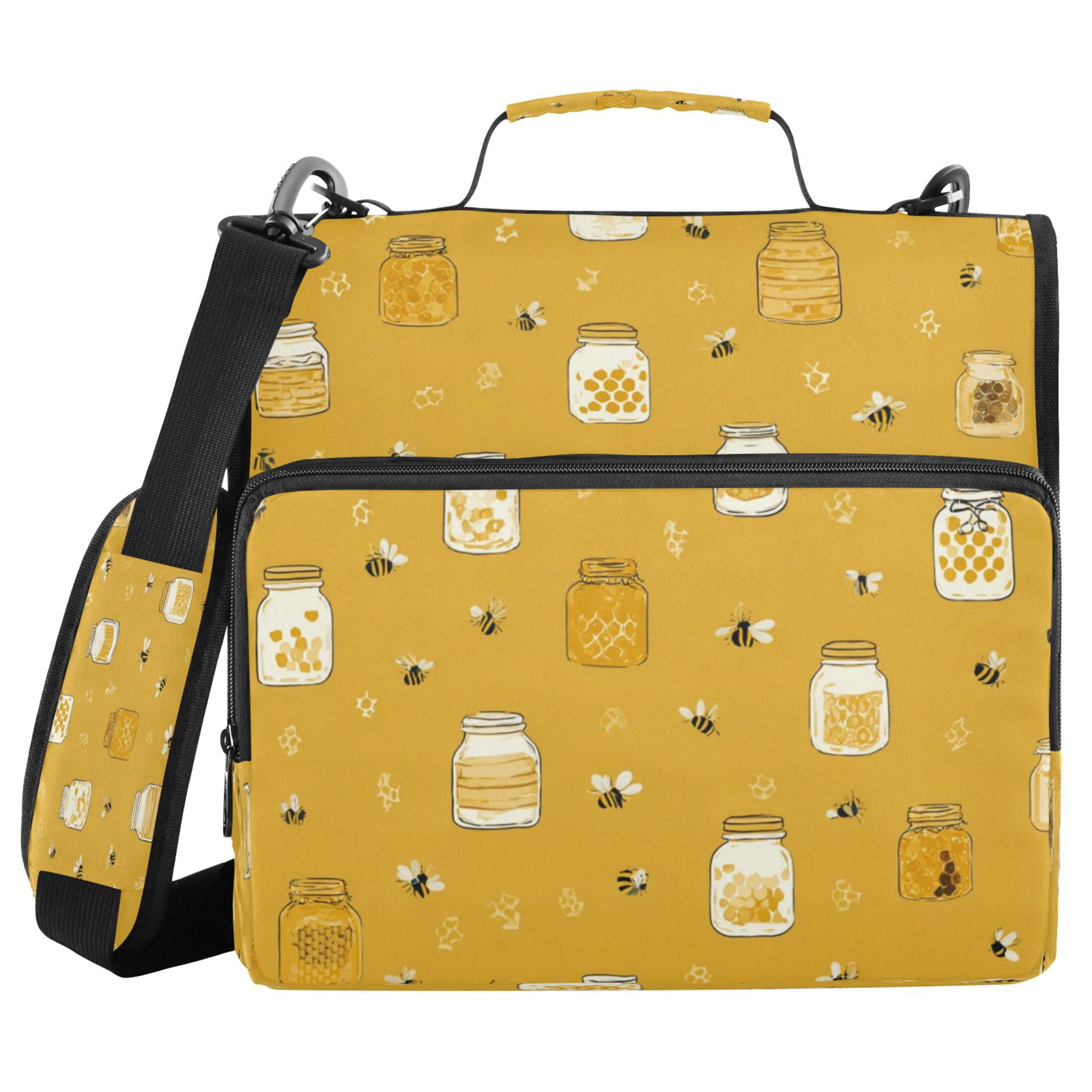 Water-Resistant 3-Ring Binder Organizer with Multiple Pockets Zipper ...