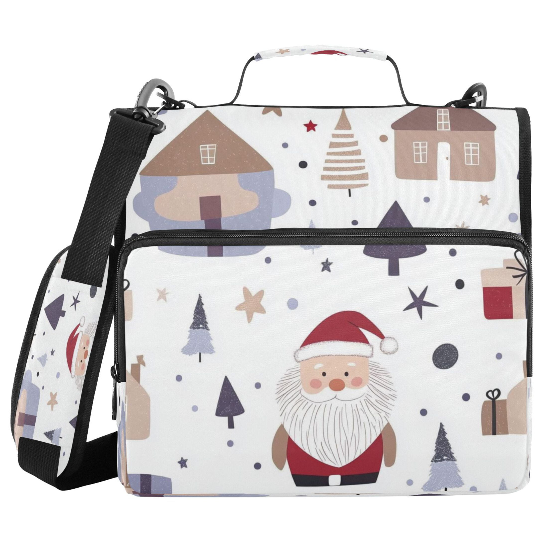 Water-Resistant 3-Ring Binder Organizer with Multiple Pockets Zipper ...