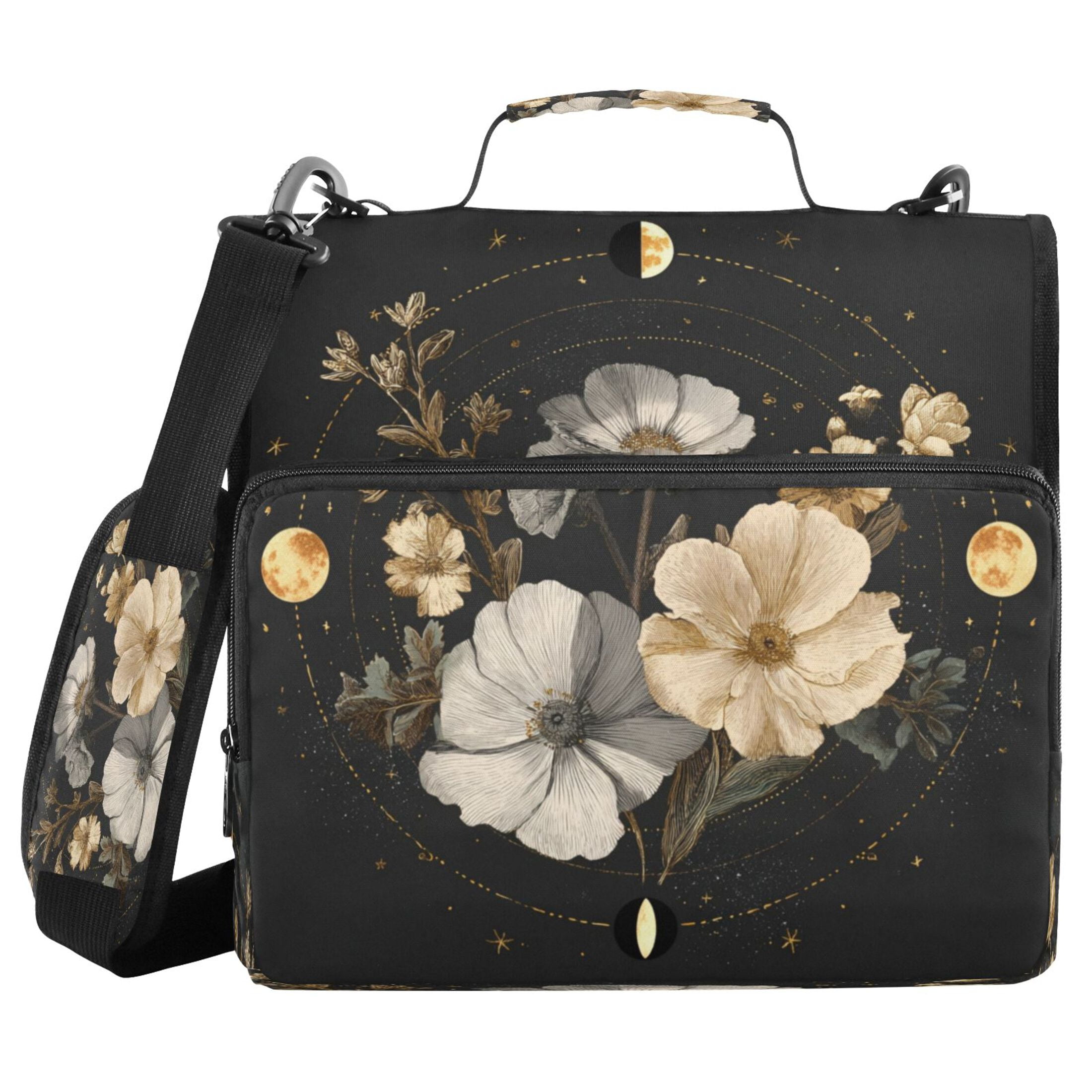 Water-Resistant 3-Ring Binder Organizer with Multiple Pockets Zipper ...