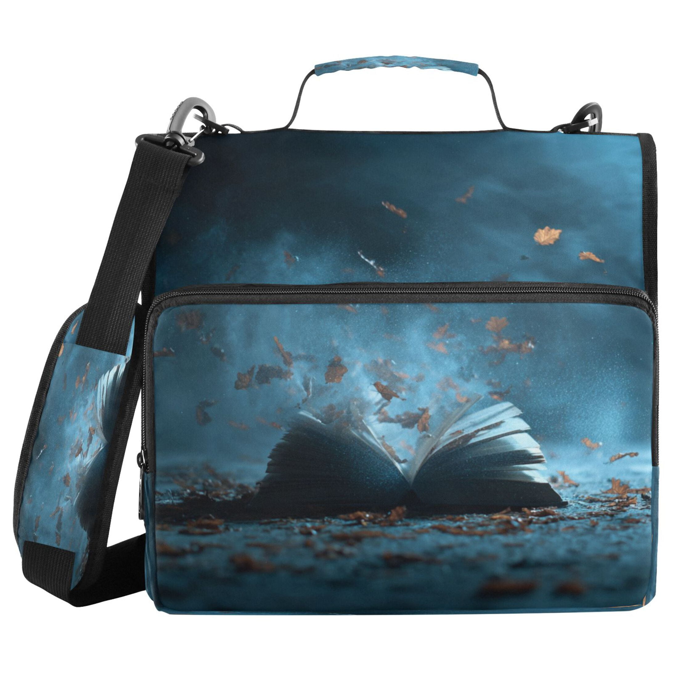 Water-Resistant 3-Ring Binder Organizer with Multiple Pockets Zipper ...