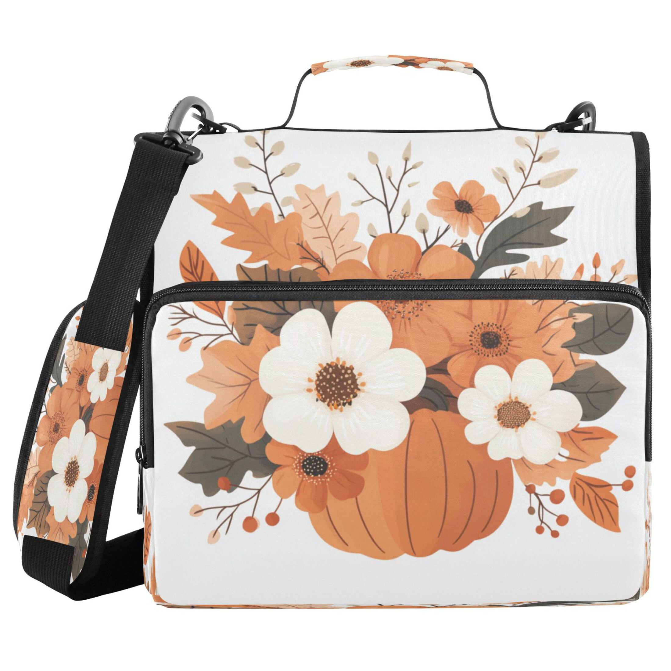 Water-Resistant 3-Ring Binder Organizer with Multiple Pockets Zipper ...