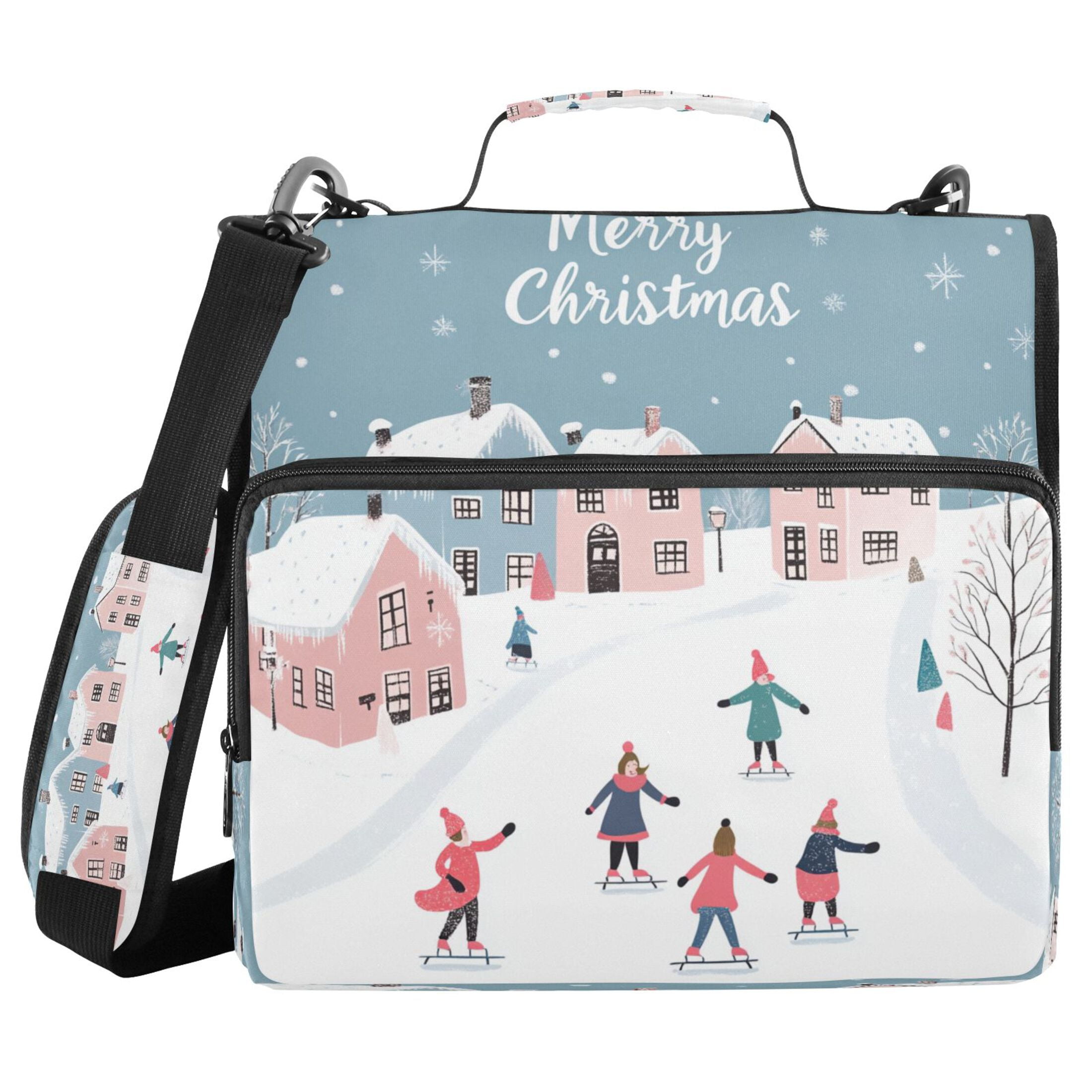 Water-Resistant 3-Ring Binder Organizer with Multiple Pockets Zipper ...