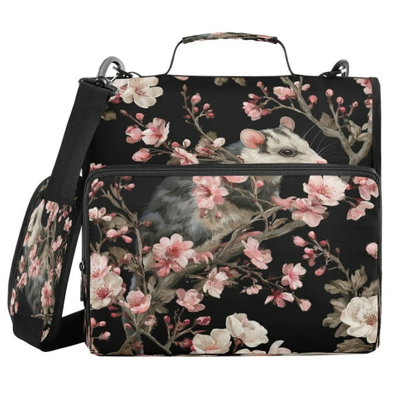 Water-Resistant 3-Ring Binder Organizer with Multiple Pockets Zipper ...