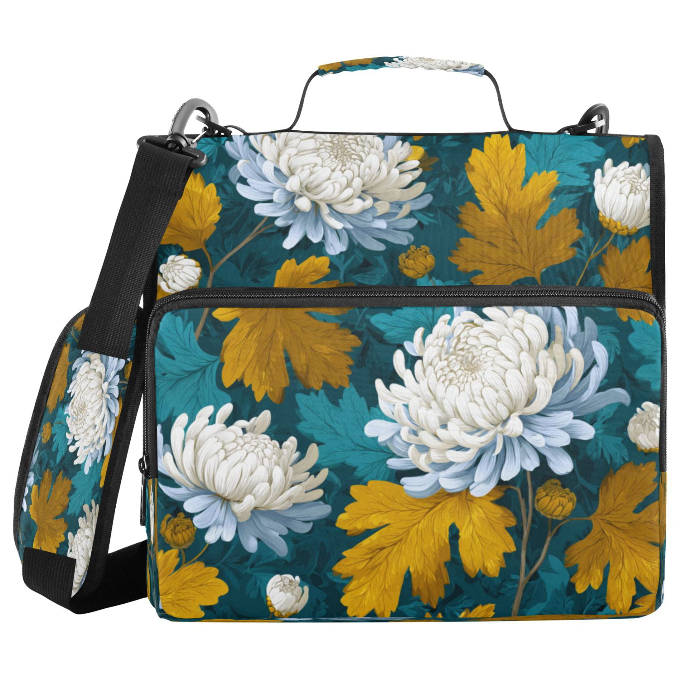 Water-Resistant 3-Ring Binder Organizer with Multiple Pockets Zipper ...