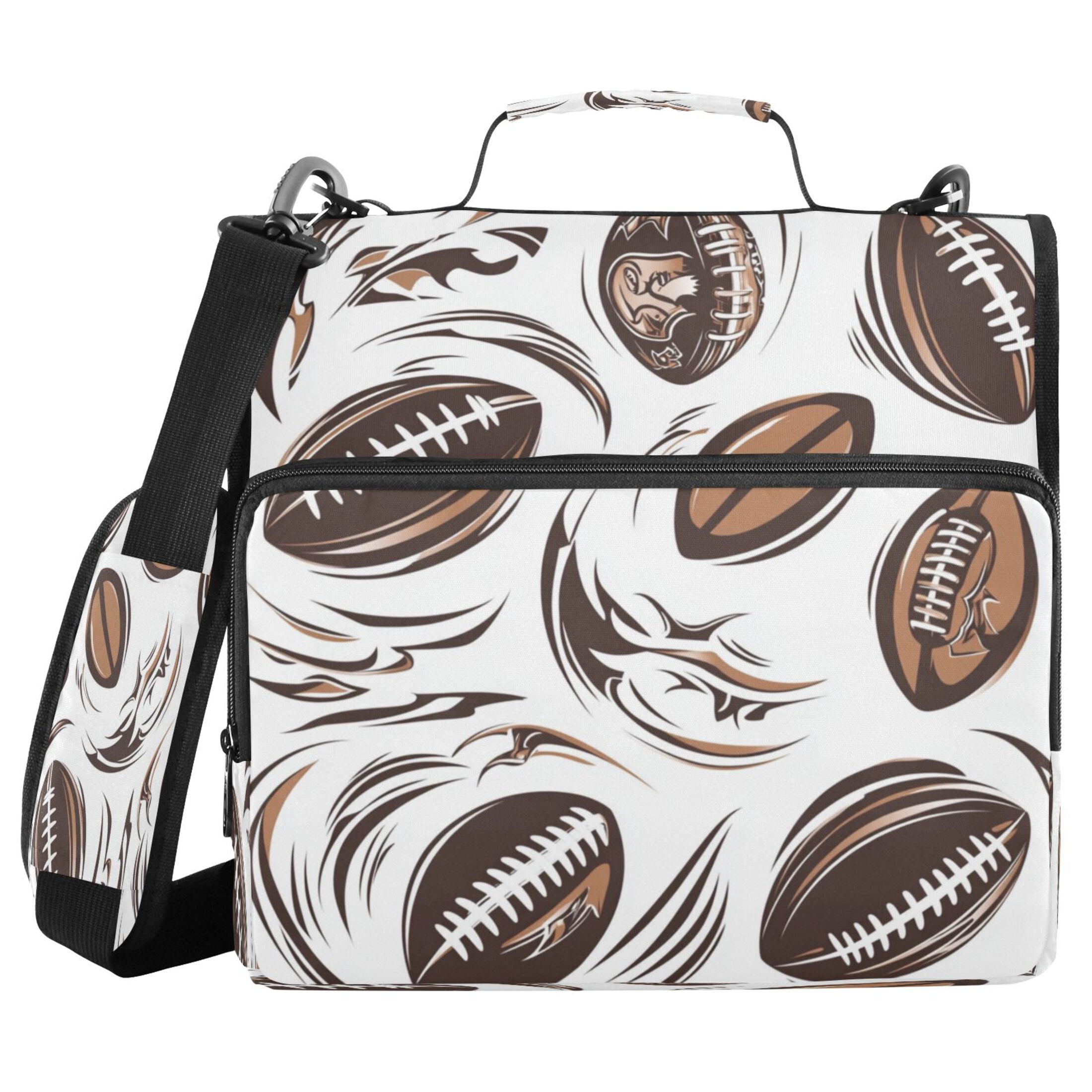 Water-Resistant 3-Ring Binder Organizer with Multiple Pockets Zipper ...