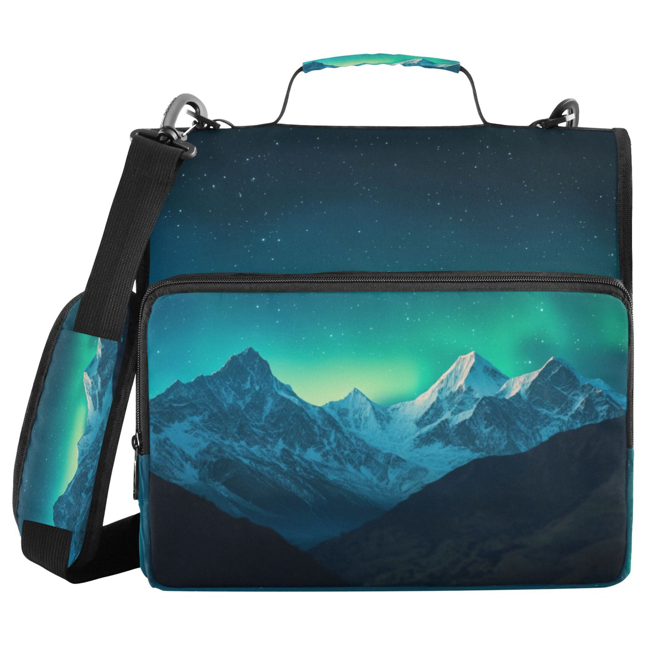 Water-Resistant 3-Ring Binder Organizer with Multiple Pockets Zipper ...