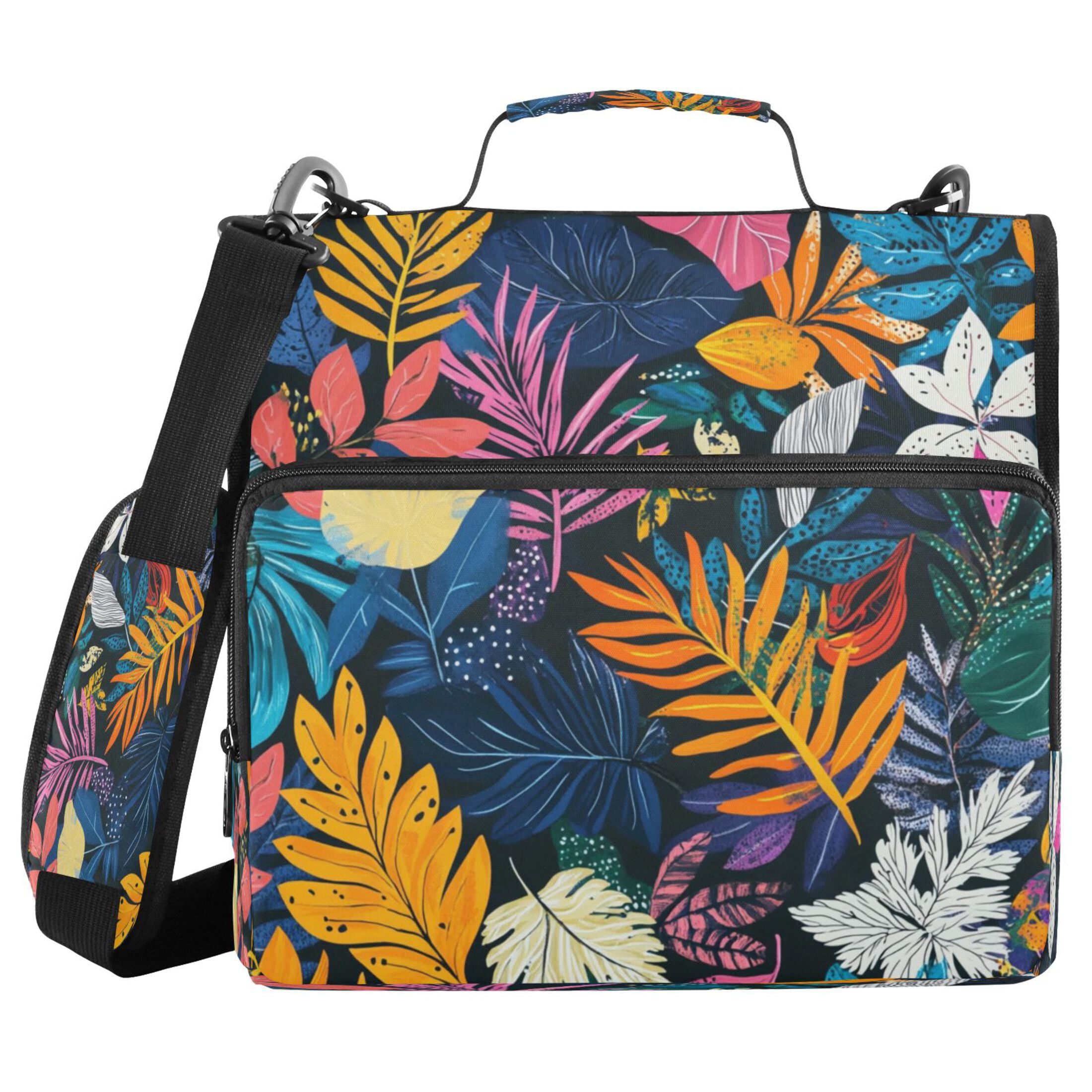 Water-Resistant 3-Ring Binder Organizer with Multiple Pockets Zipper ...