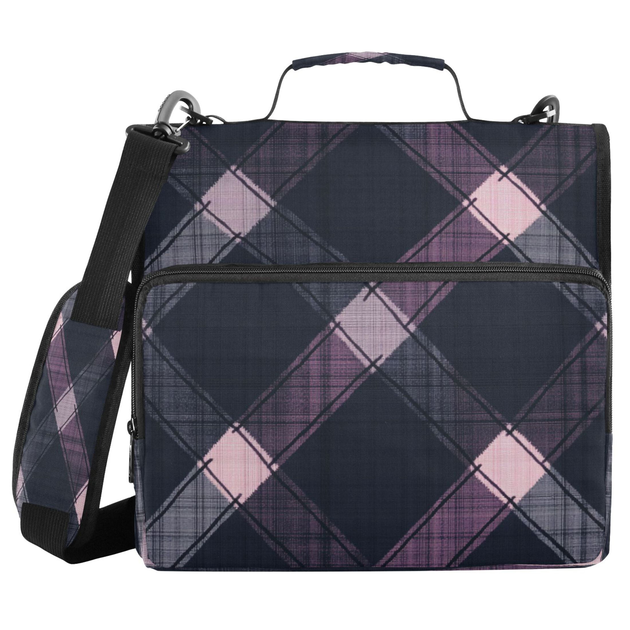 Water-Resistant 3-Ring Binder Organizer with Multiple Pockets Zipper ...