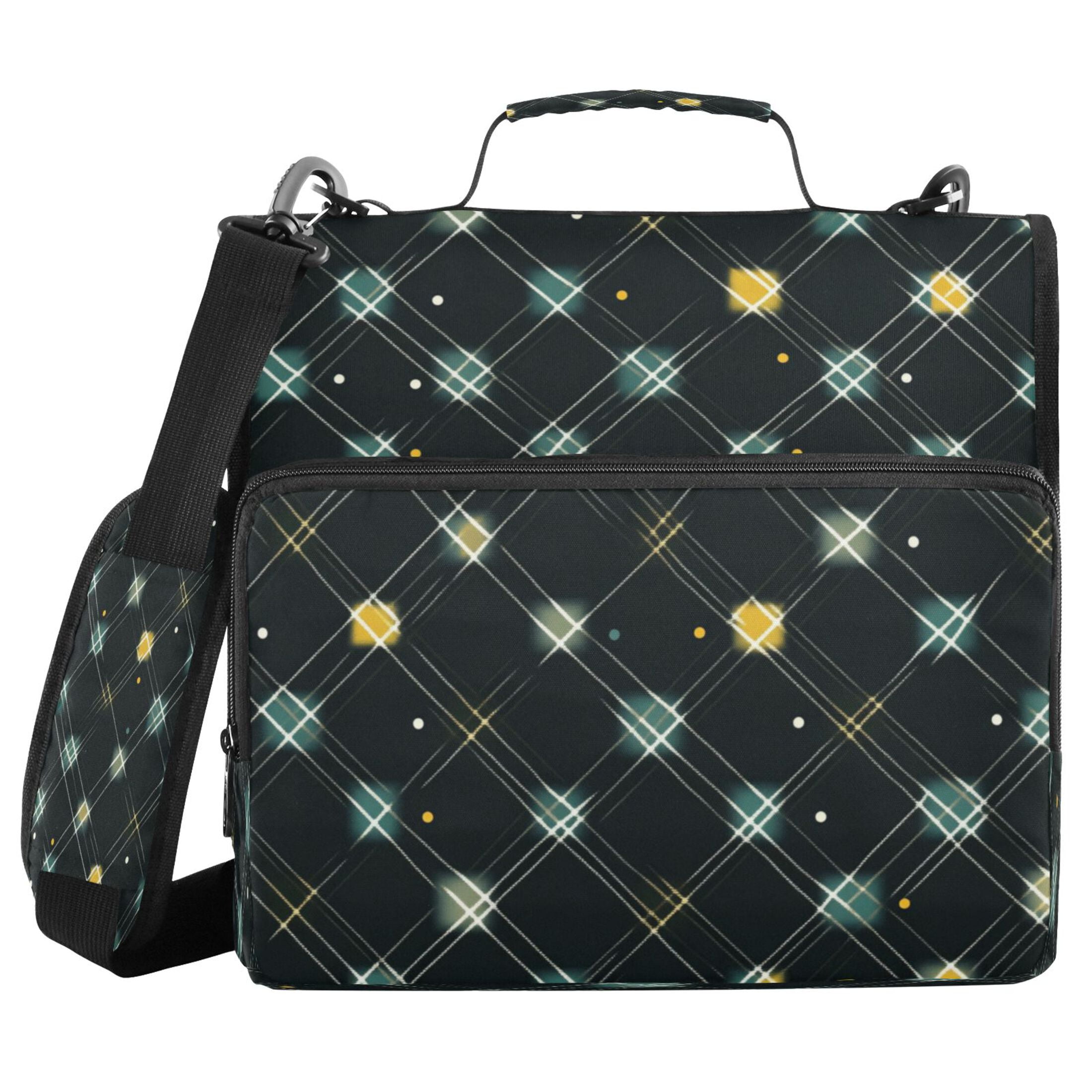 Water-Resistant 3-Ring Binder Organizer with Multiple Pockets Zipper ...