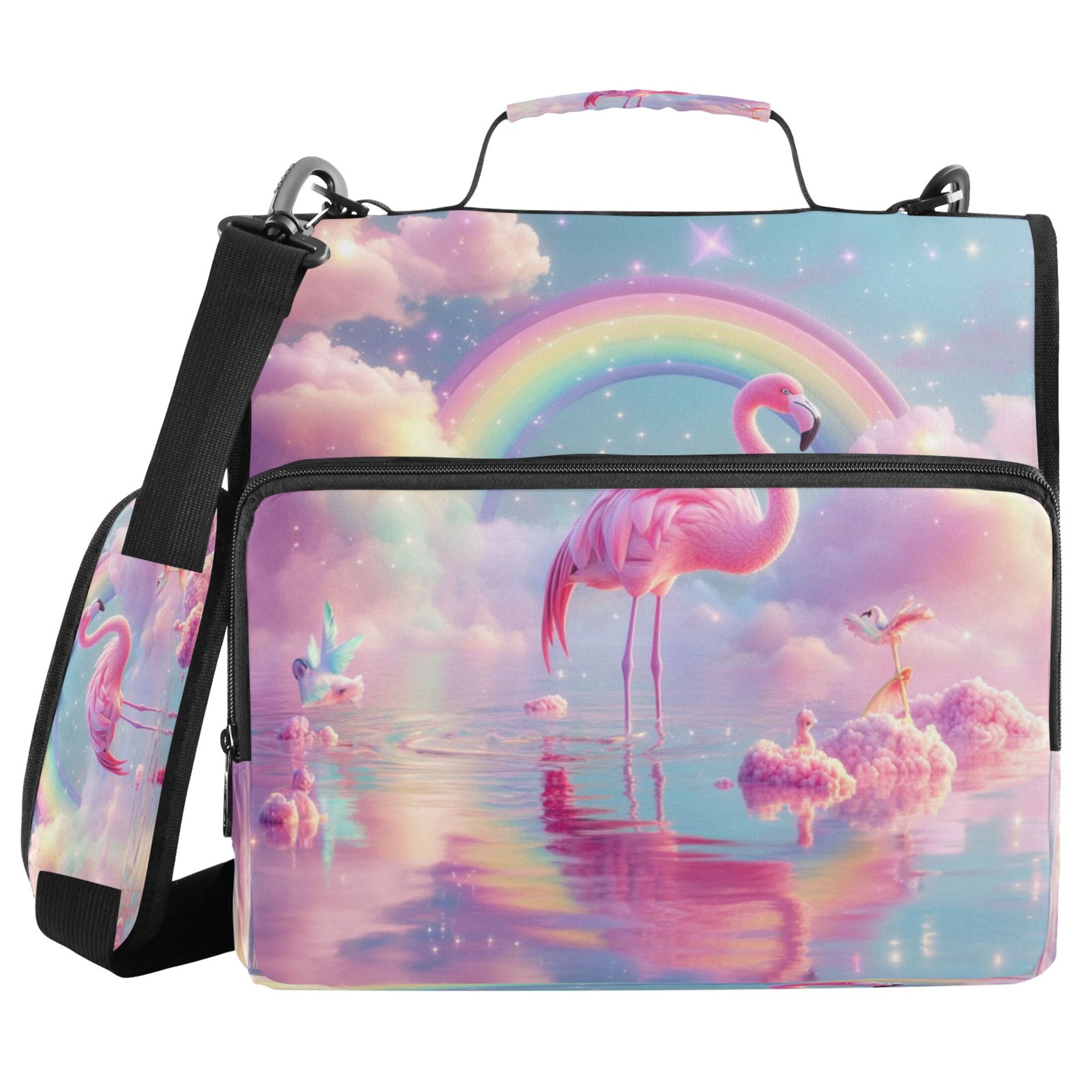 Water-Resistant 3-Ring Binder Organizer with Multiple Pockets Zipper ...