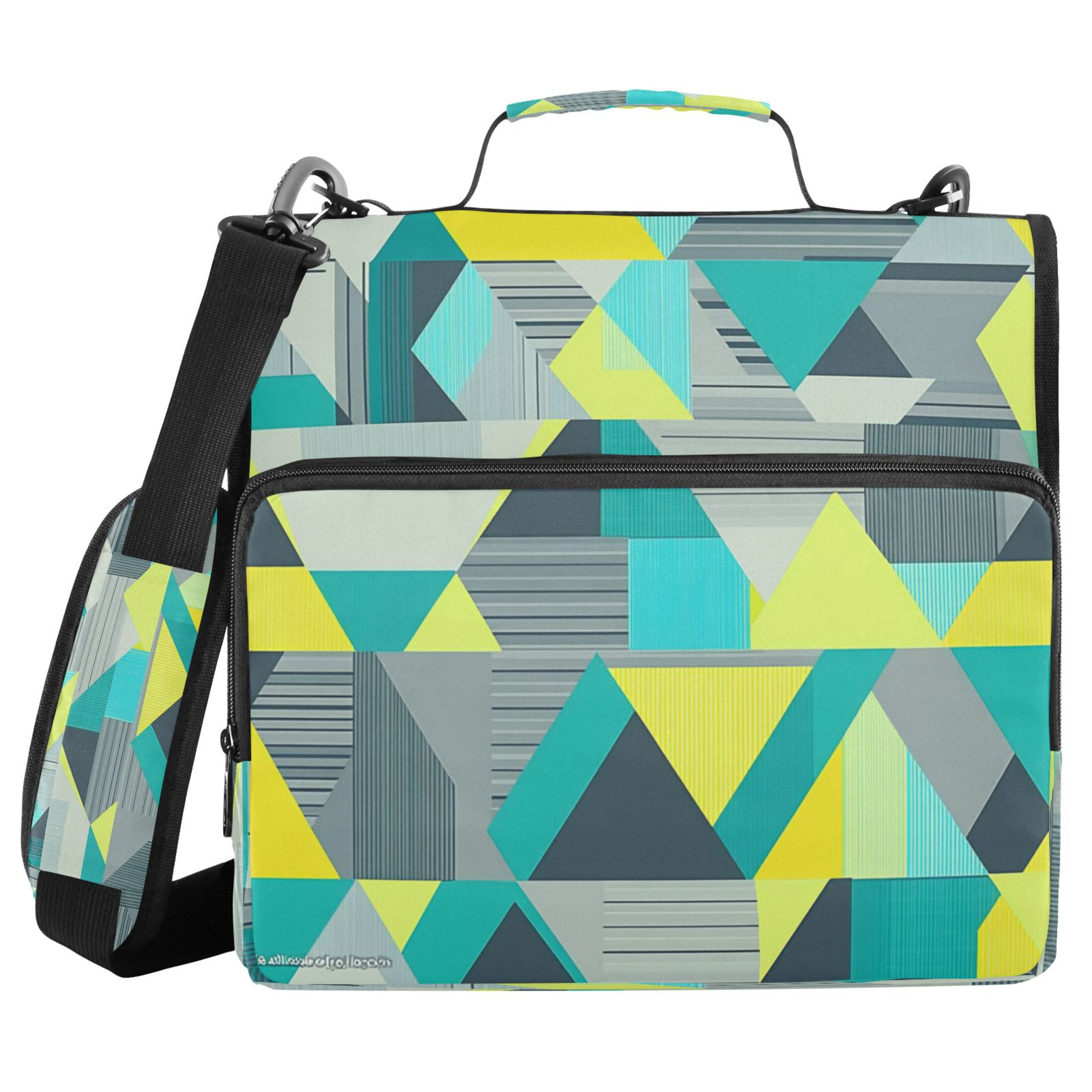 Water-Resistant 3-Ring Binder Organizer with Multiple Pockets Zipper ...