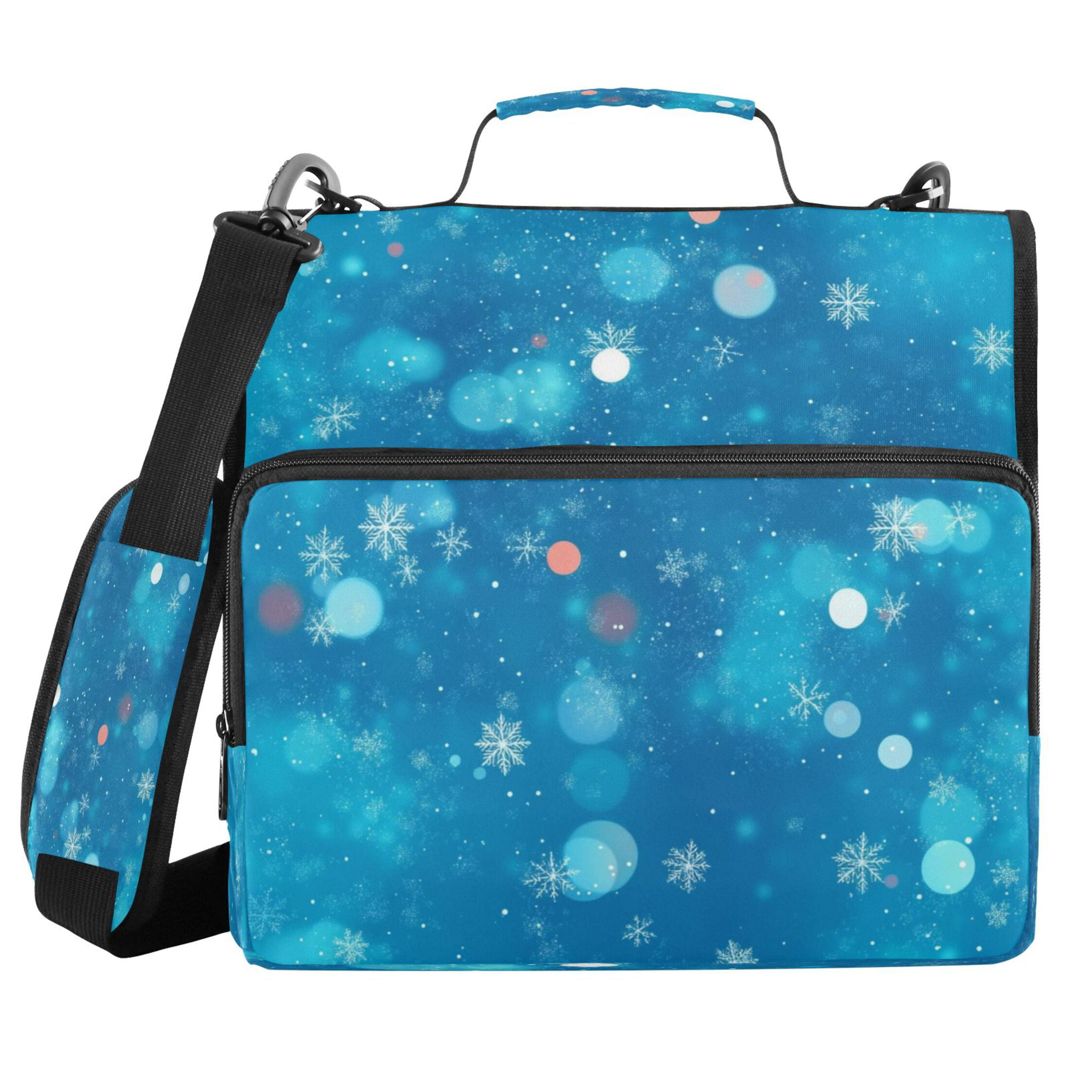 Water-Resistant 3-Ring Binder Organizer with Multiple Pockets Zipper ...