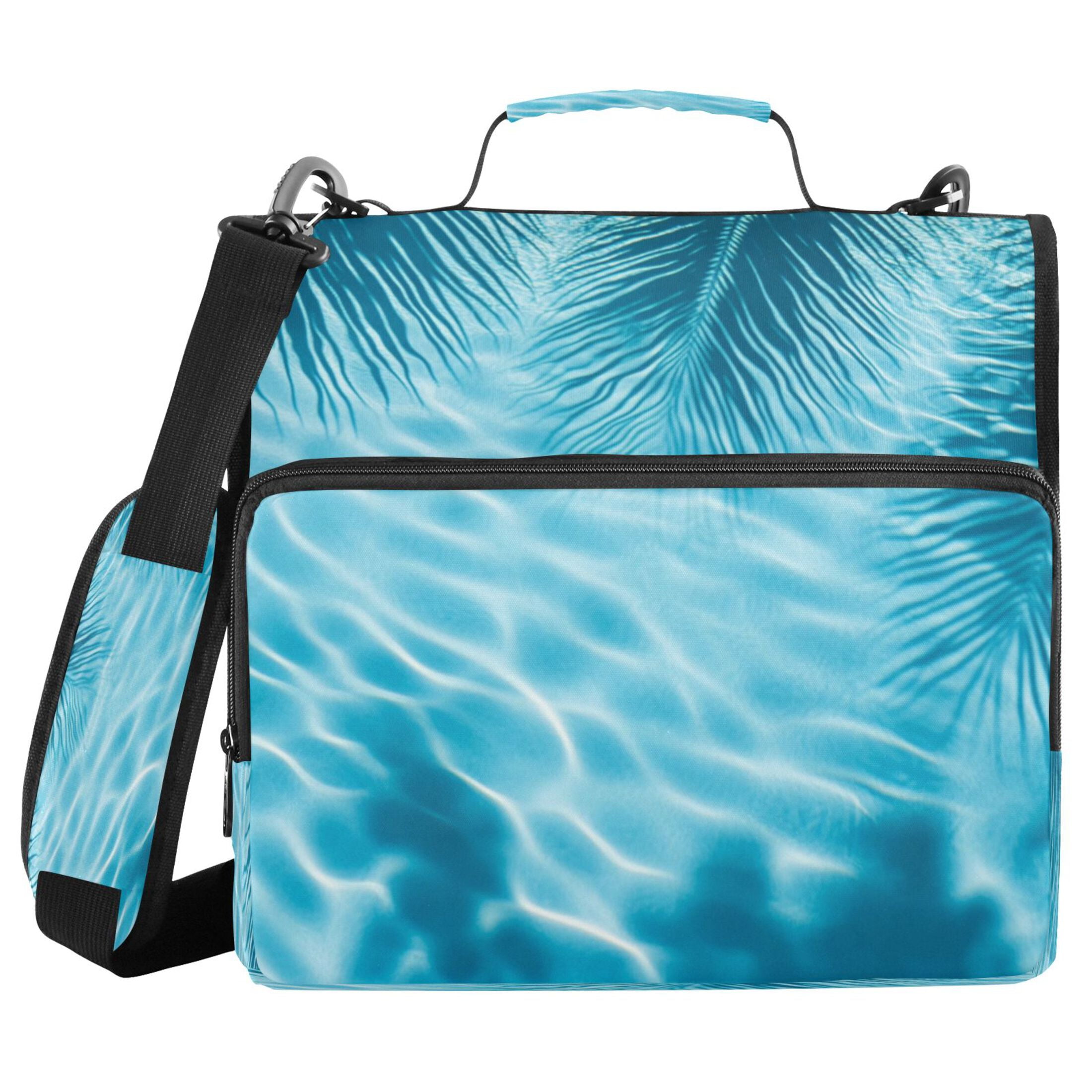 Water-Resistant 3-Ring Binder Organizer with Multiple Pockets Zipper ...