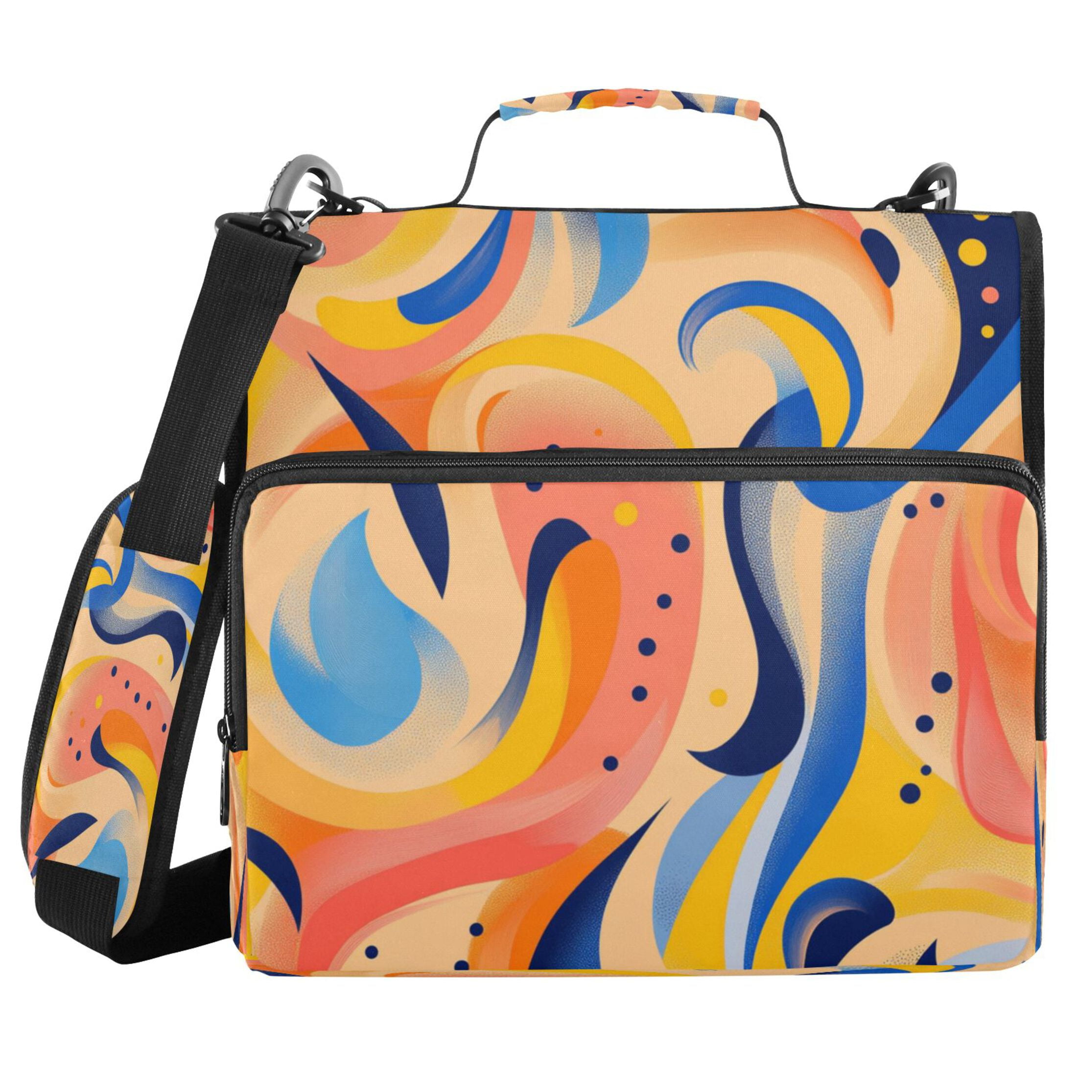 Water-Resistant 3-Ring Binder Organizer with Multiple Pockets Zipper ...