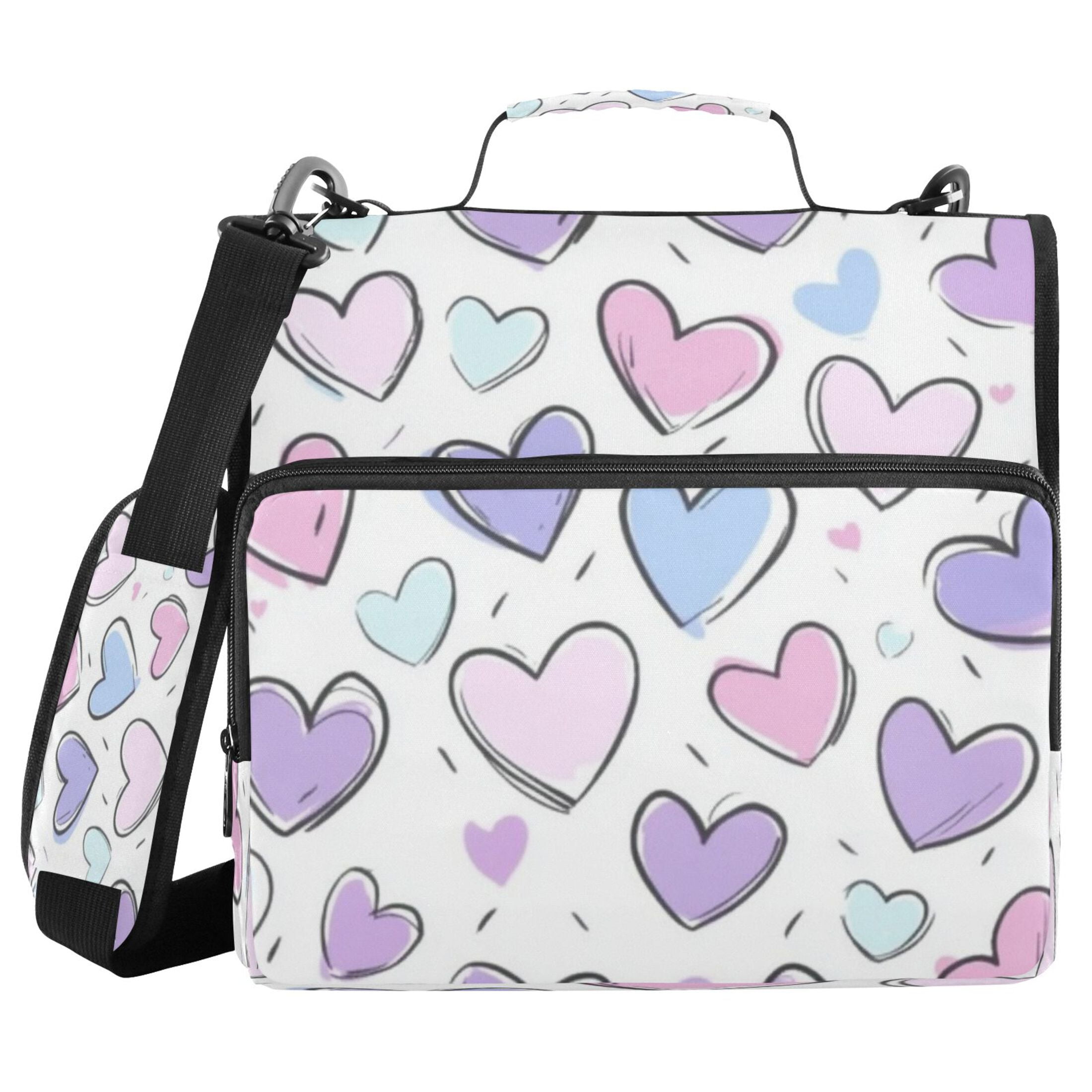 Water-Resistant 3-Ring Binder Organizer with Multiple Pockets Zipper ...