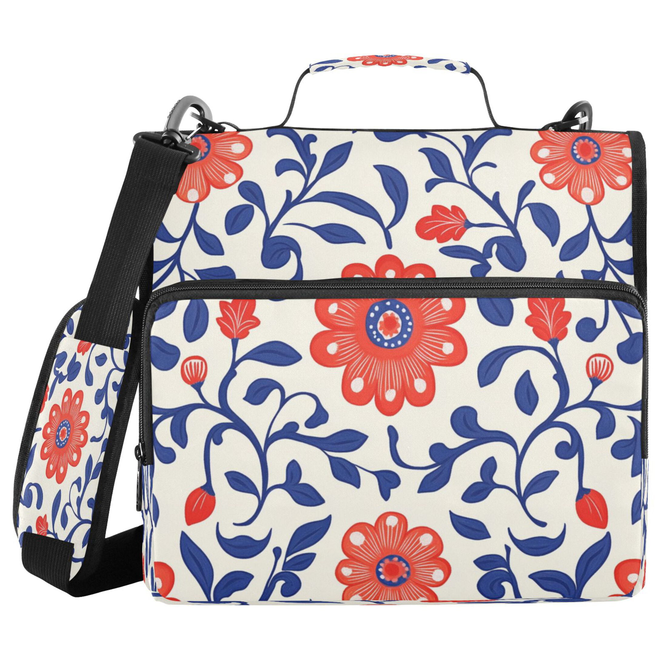 Water-Resistant 3-Ring Binder Organizer with Multiple Pockets Zipper ...