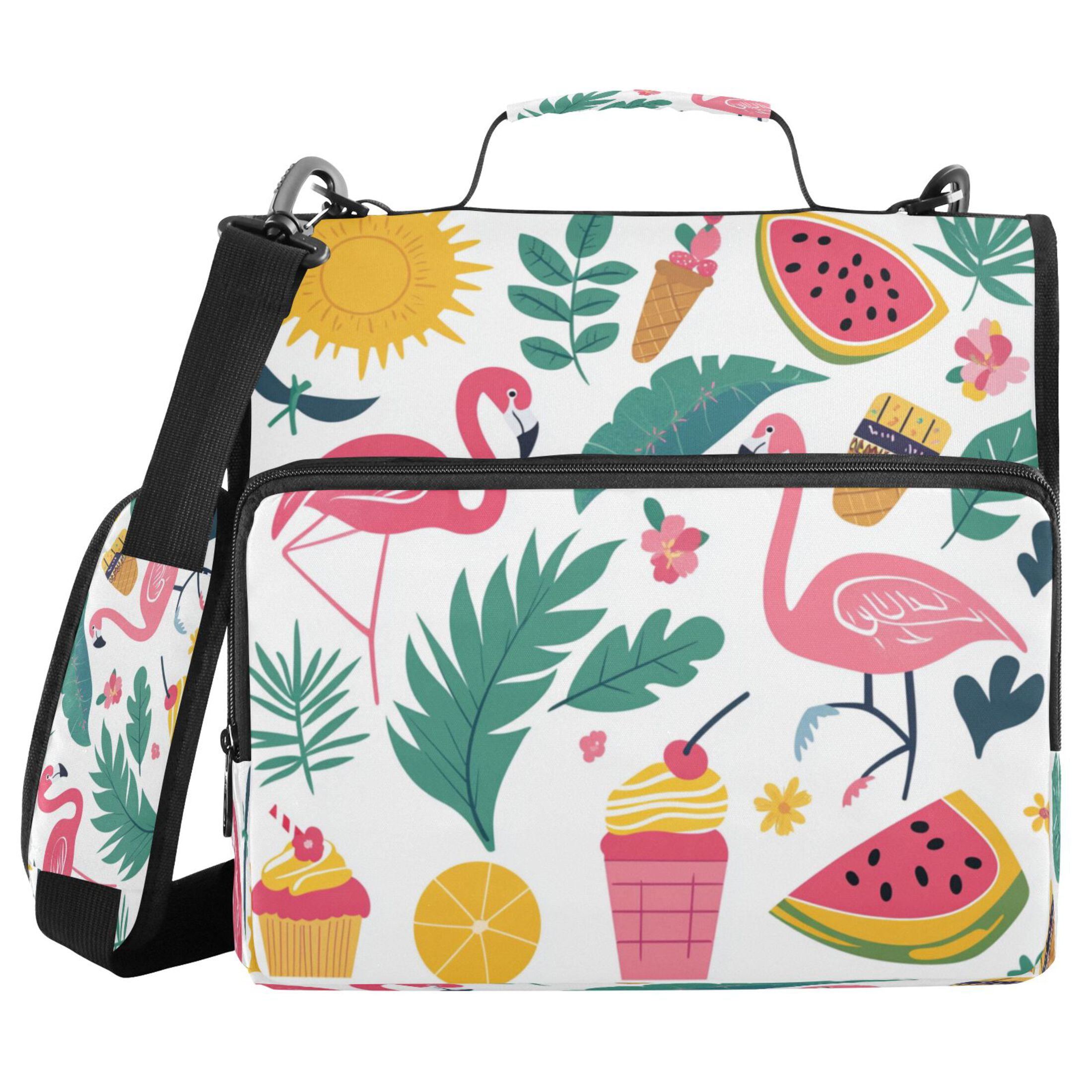 Water-Resistant 3-Ring Binder Organizer with Multiple Pockets Zipper ...