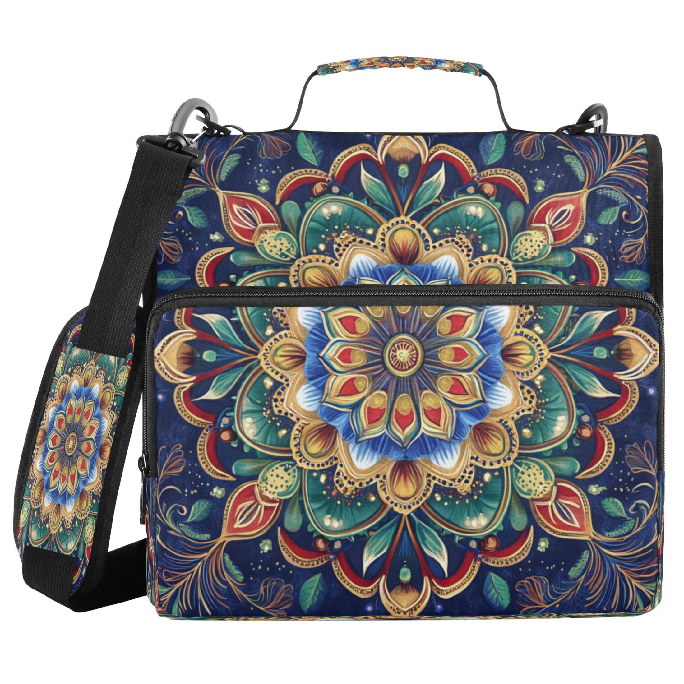 Water-Resistant 3-Ring Binder Organizer with Multiple Pockets Zipper ...