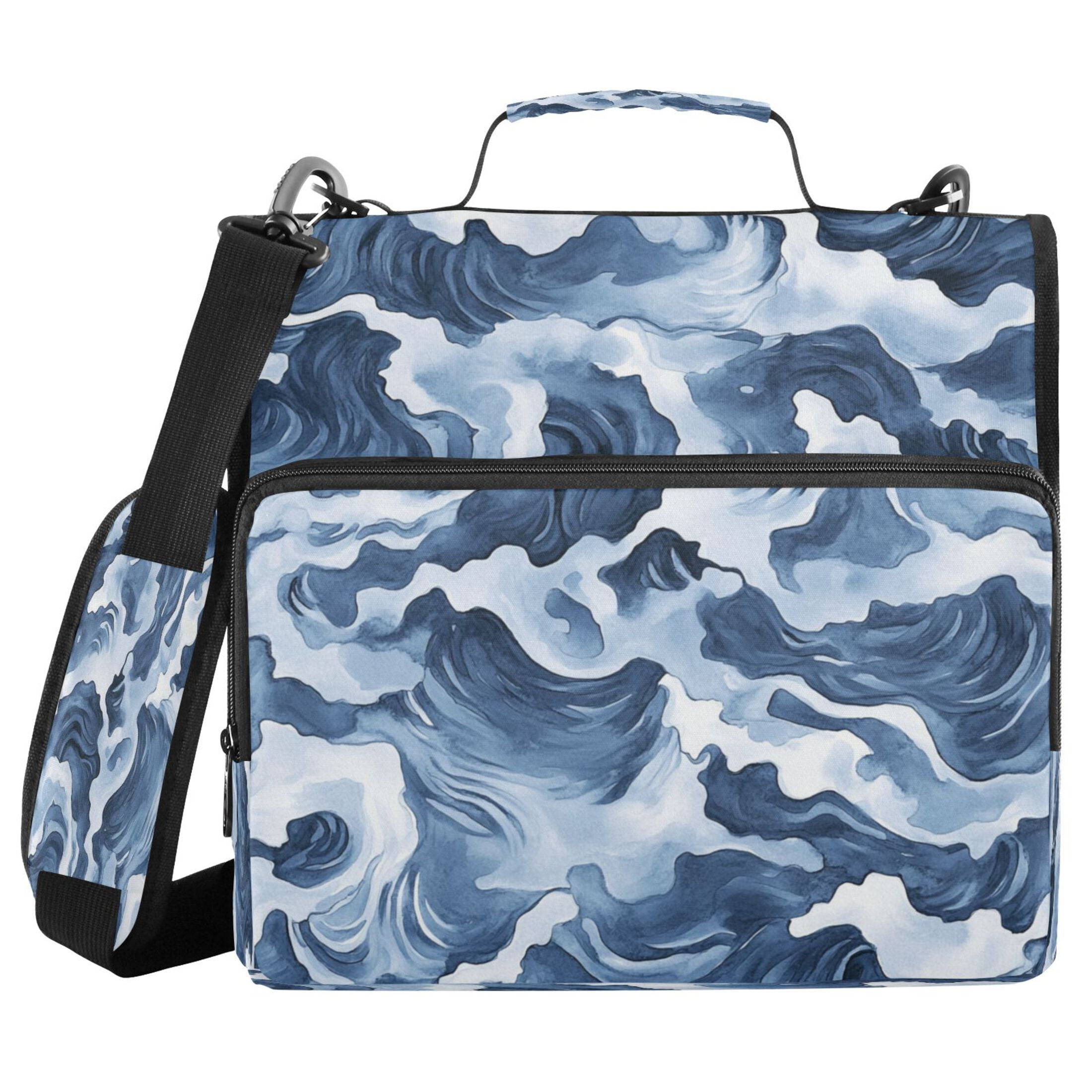 Water-Resistant 3-Ring Binder Organizer with Multiple Pockets Zipper ...