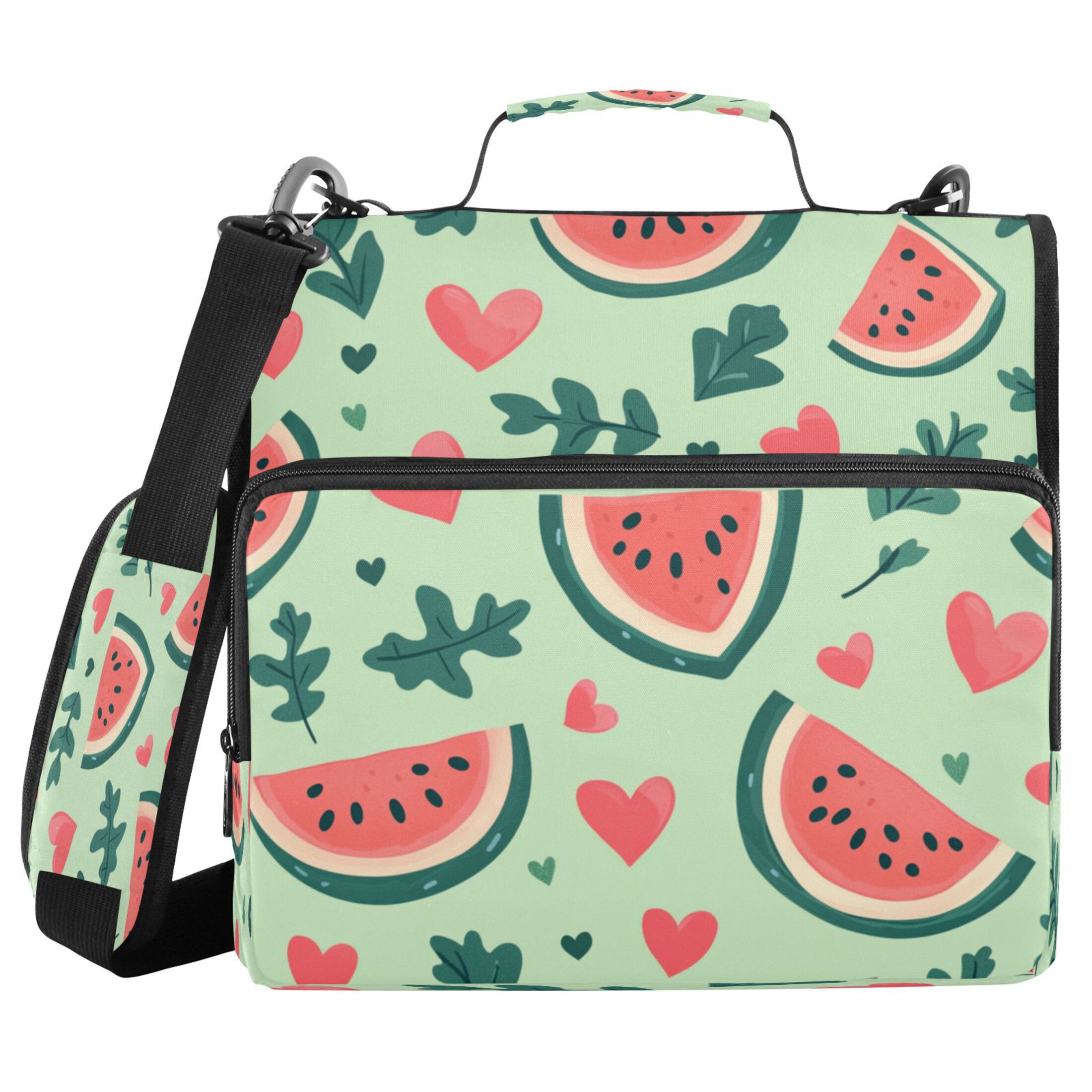 Water-Resistant 3-Ring Binder Organizer with Multiple Pockets Zipper ...