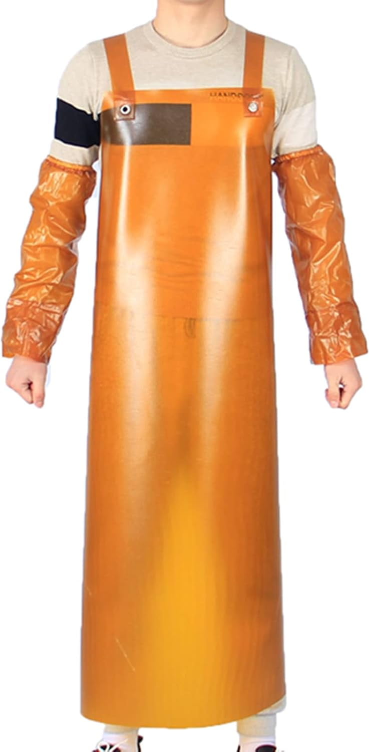 Water Resistant Aprons for Women Dishwashing Apron Men PVC Apron Heavy ...