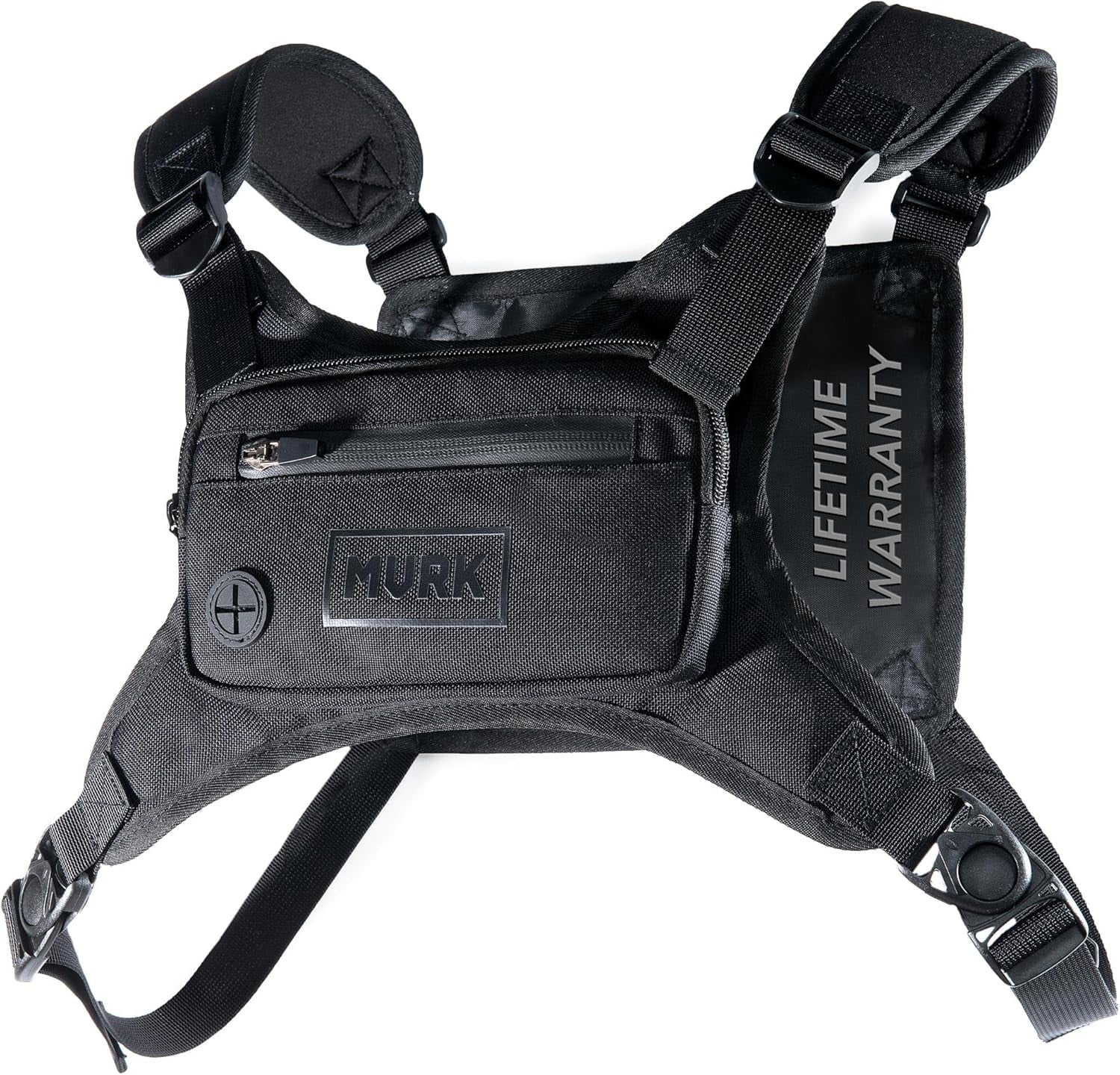 Water Resistant Chest Pack - Running Vest for Workouts, Running Phone ...