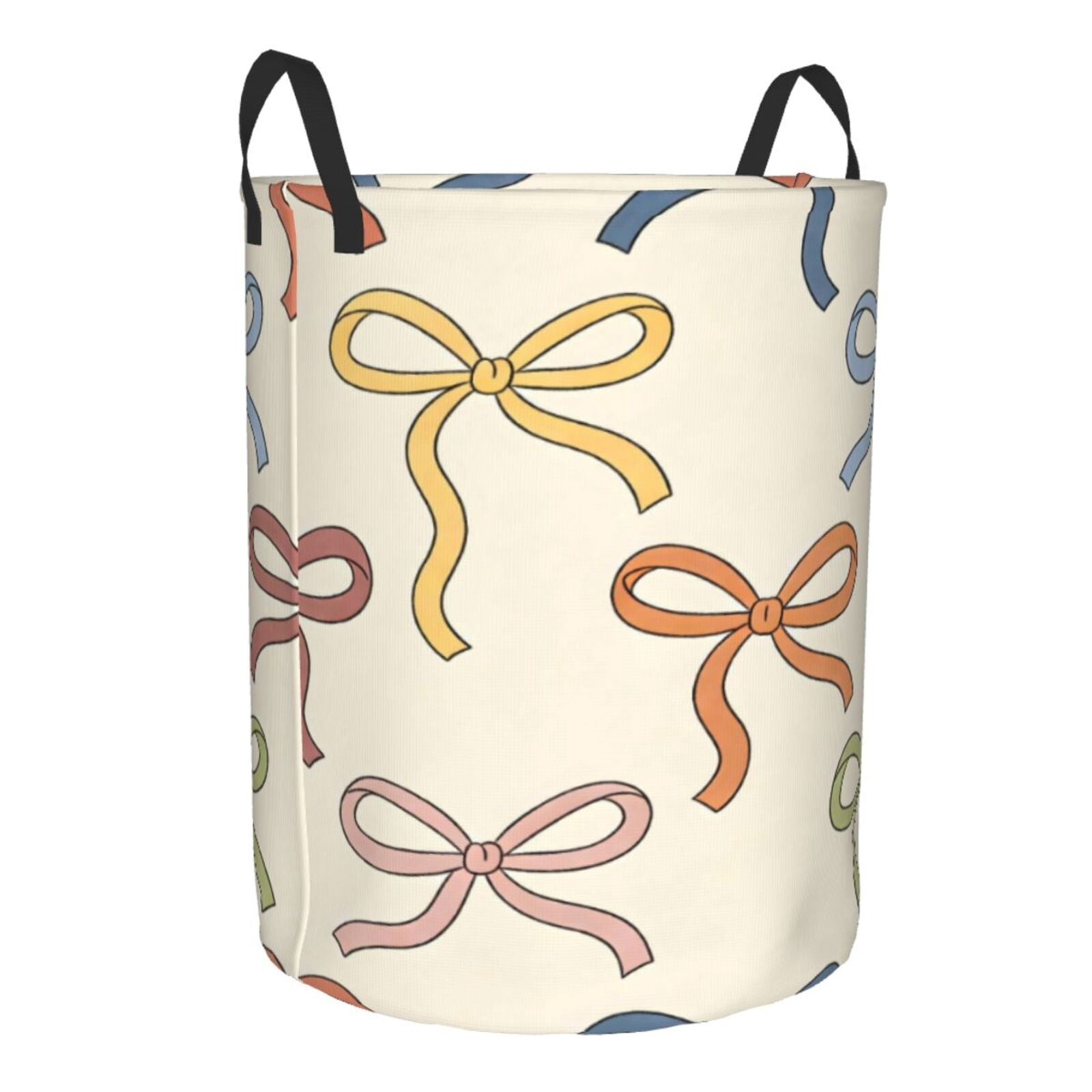 Water Resistant Circular Hamper Oxford Fabric Laundry Basket With ...
