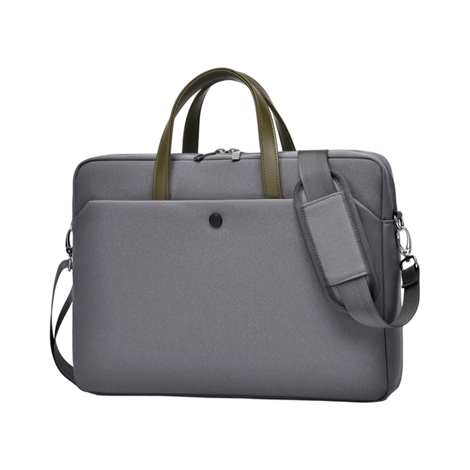 Water Resistant Laptop Holder Bag With Front Pocket and Removable Hook ...