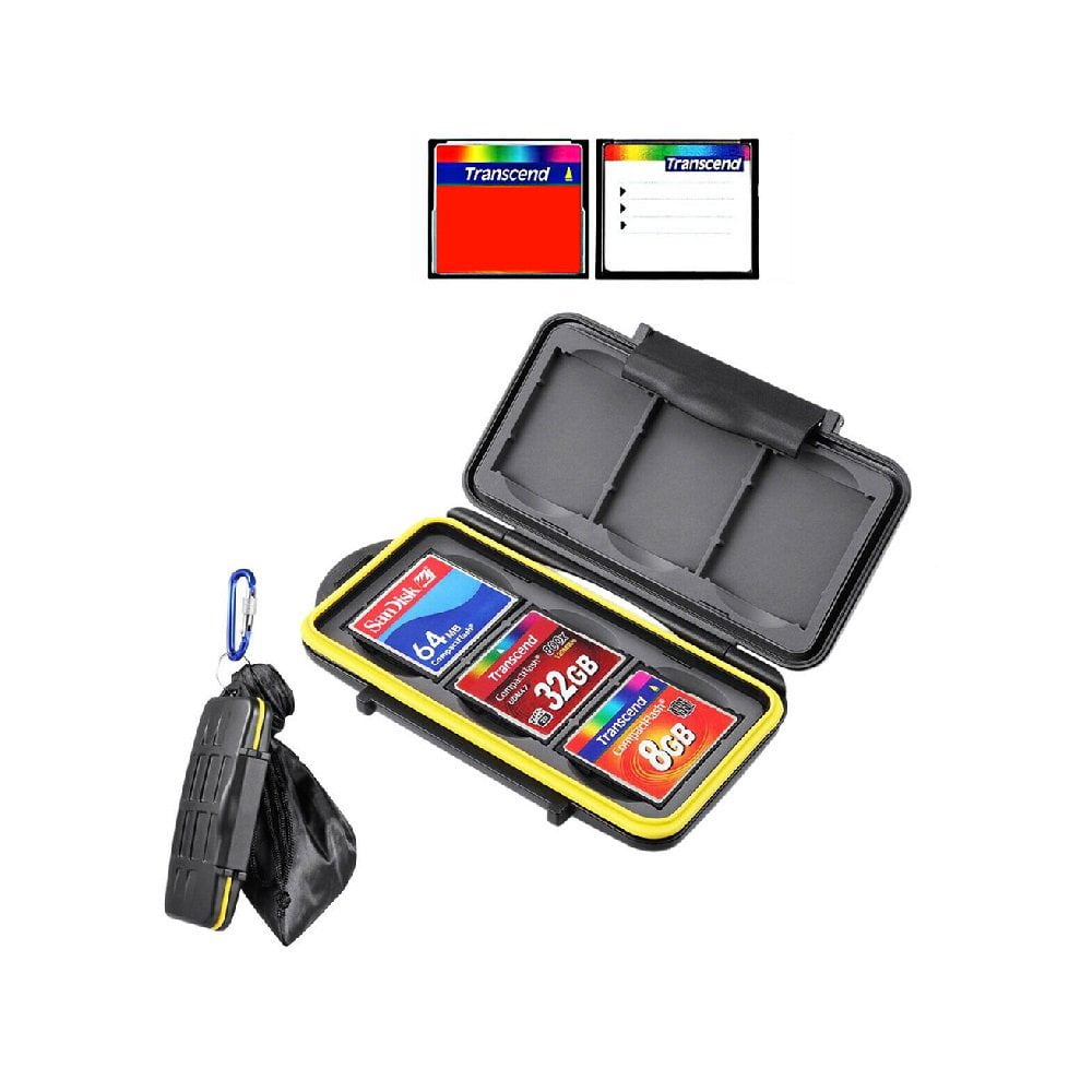 Water Resistant Memory Card Case Holder Storage for SD Micro SD CF TF ...