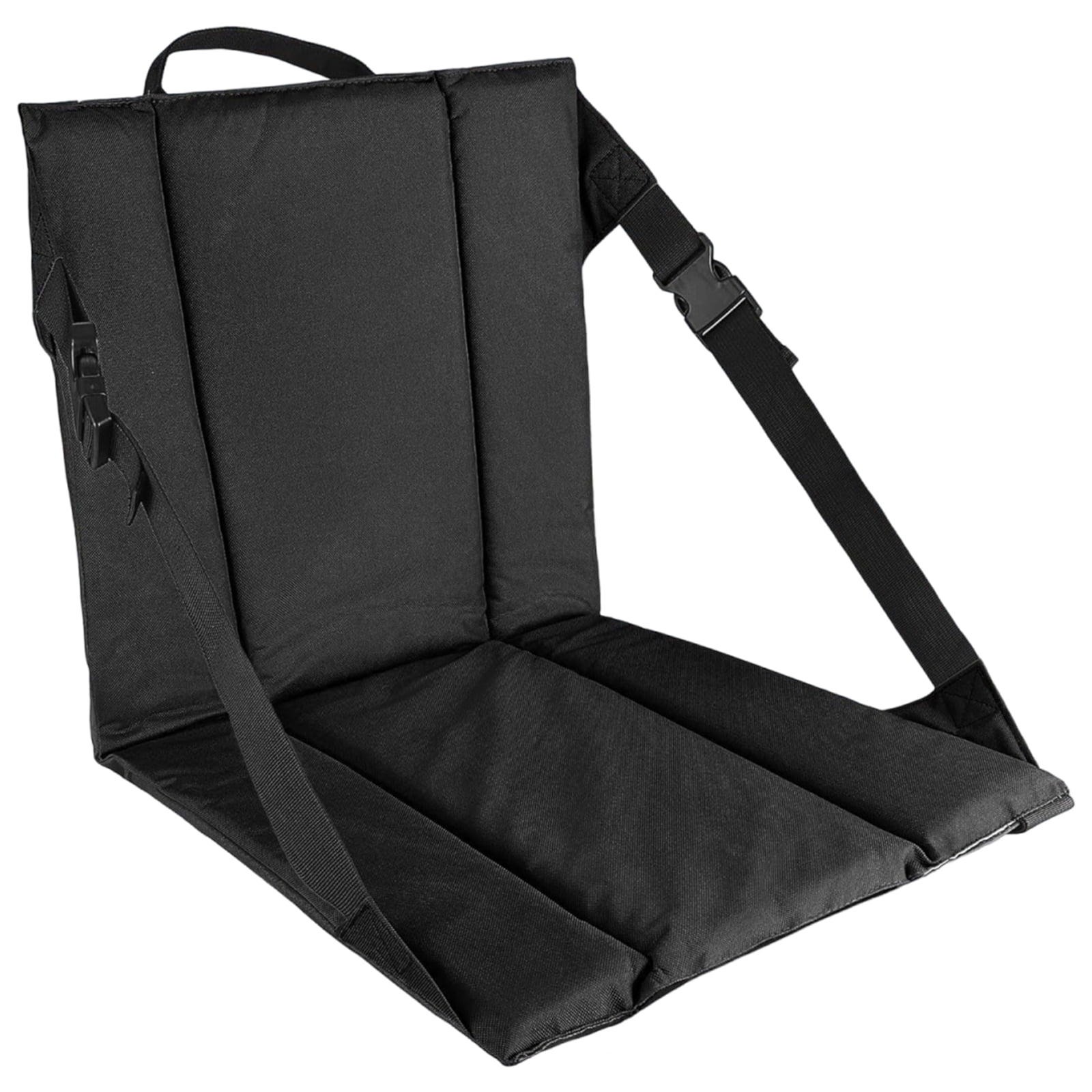 Water Resistant Stadium Seat Pad Foldable Designs Adjustable Strap for ...