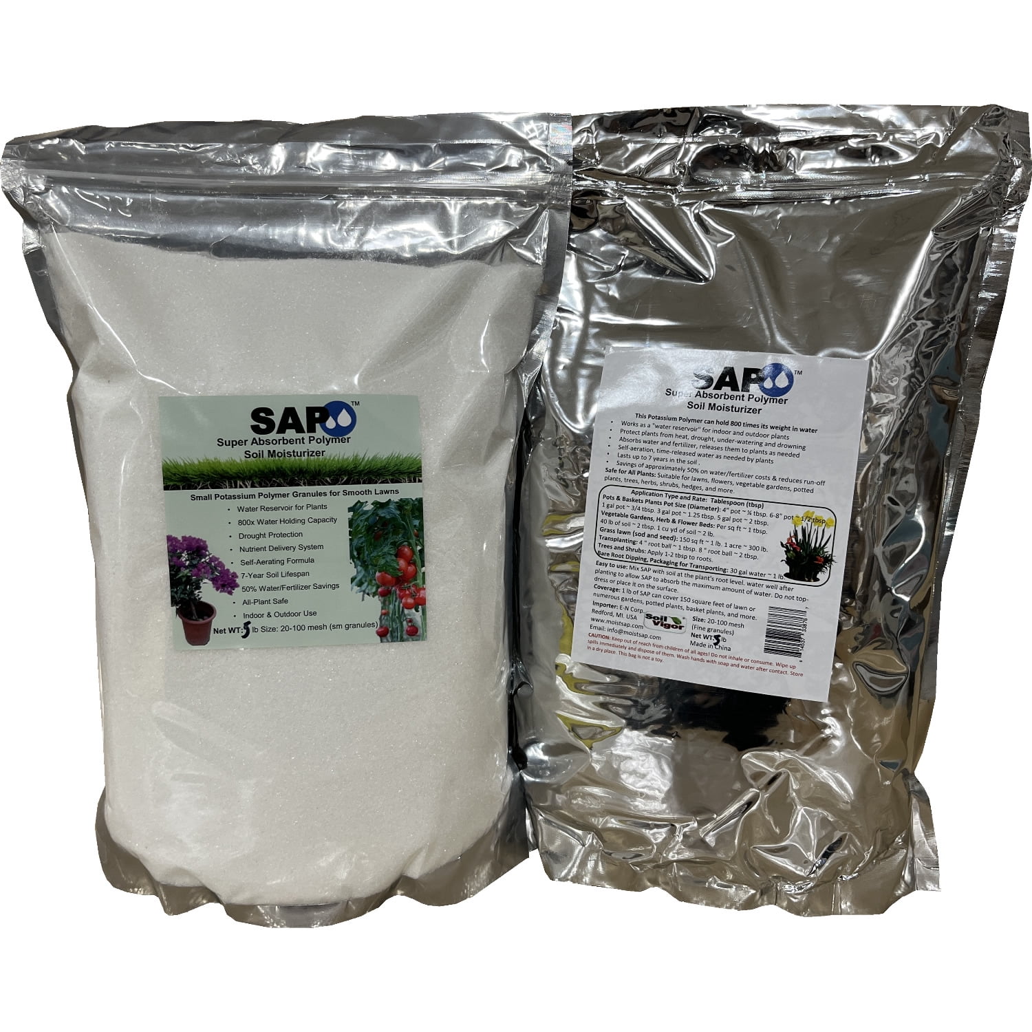 Water Retention Polymer for Grass and Gardens 10 Pounds - Walmart.com