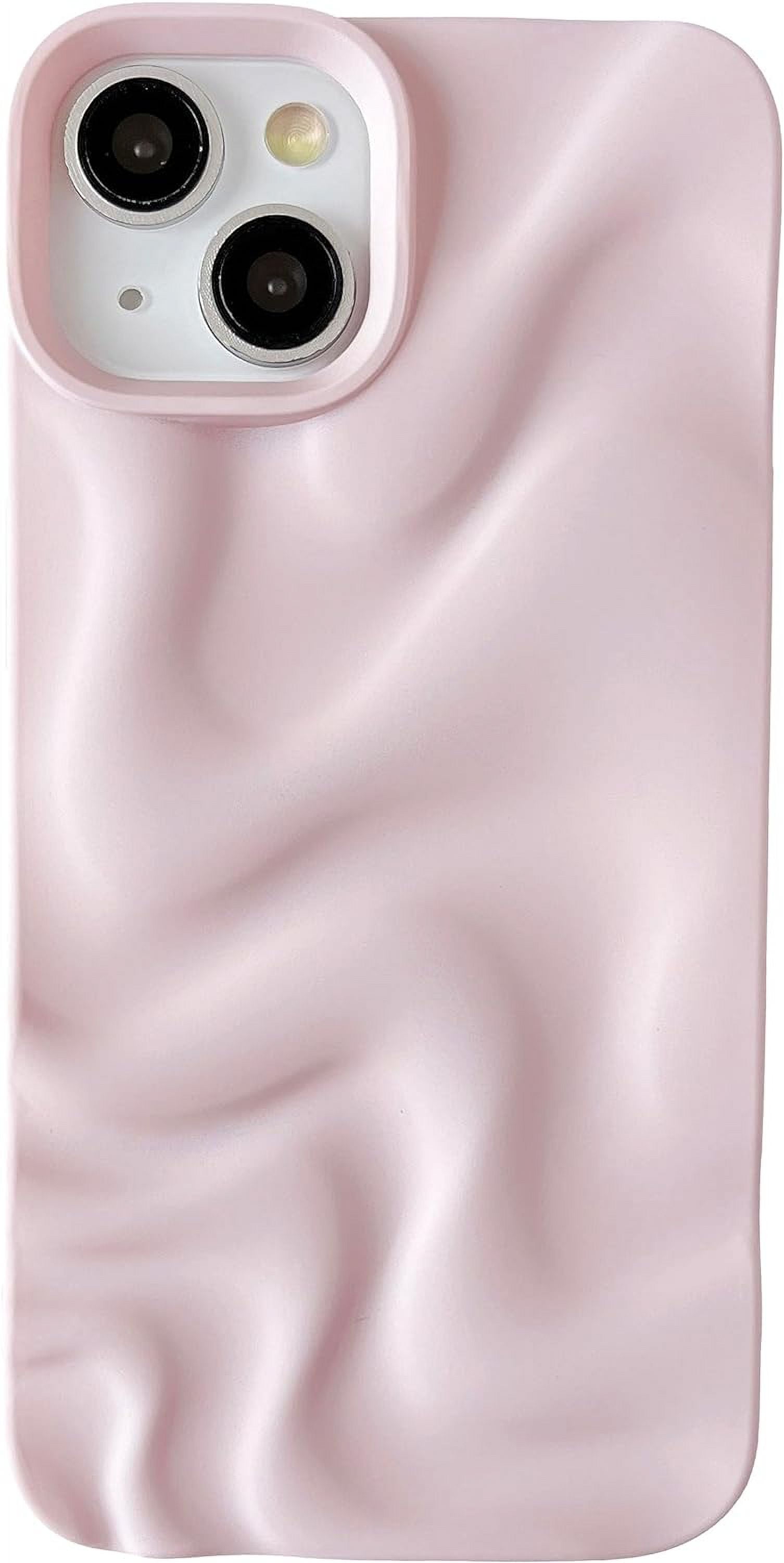 Water Ripple Pattern Wave Compatible with iPhone Case (Pink,iPhone 12 ...