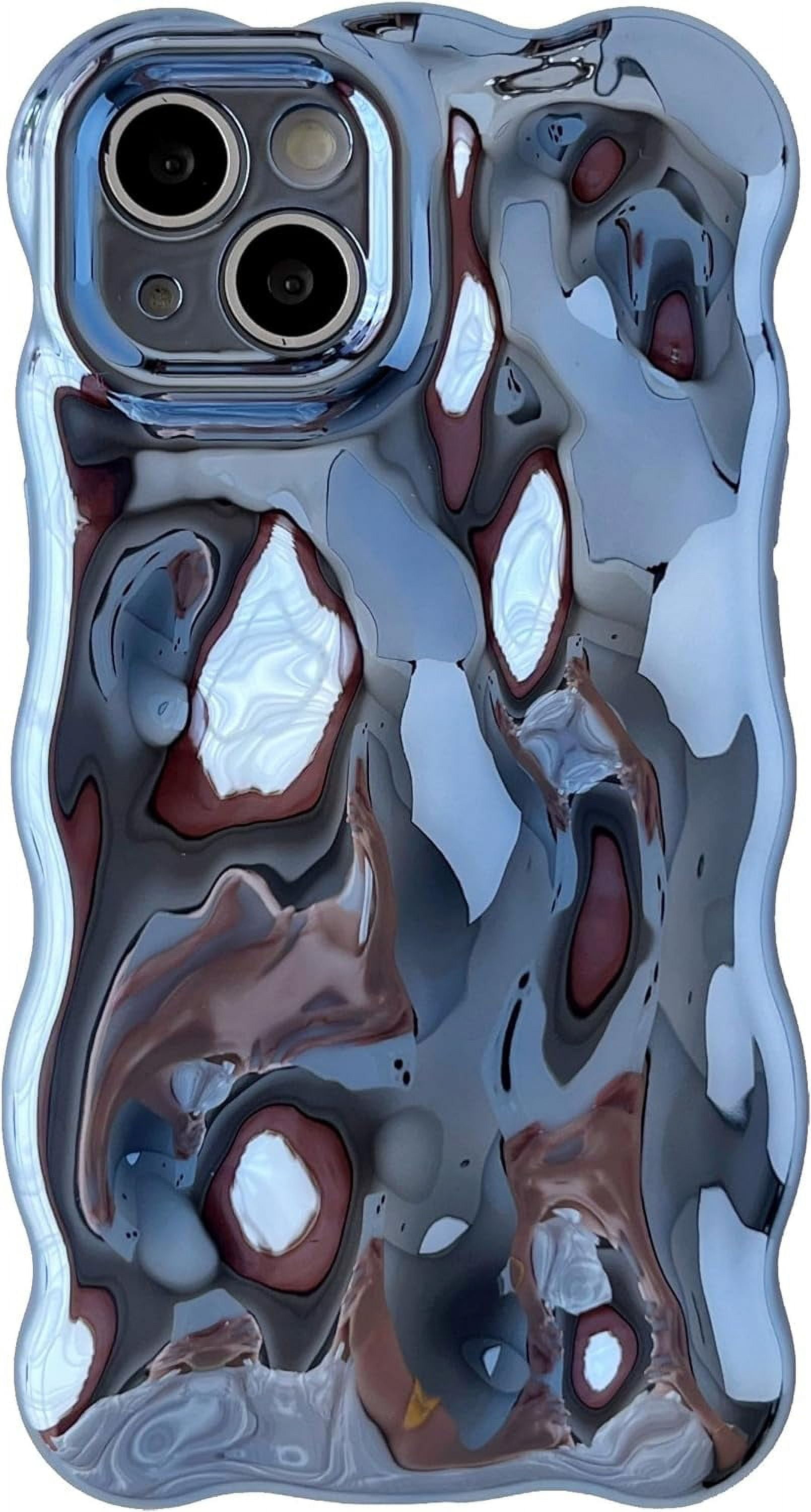 Water Ripple Wave Meteorite Bubble Pattern Chrome Plating Electroplated ...