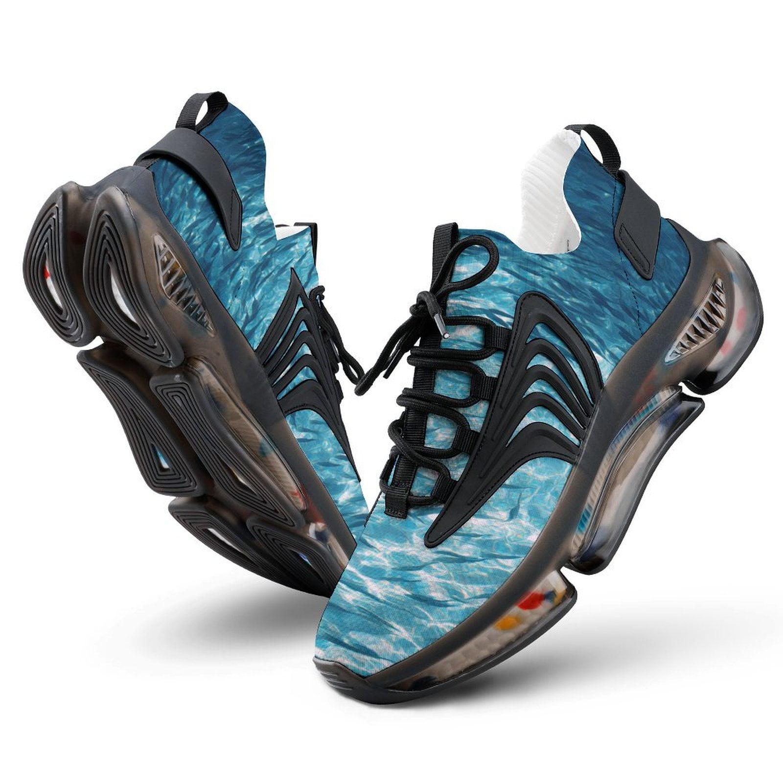 Water Ripples And Light Reflections Walking Shoes for Men Woman ...