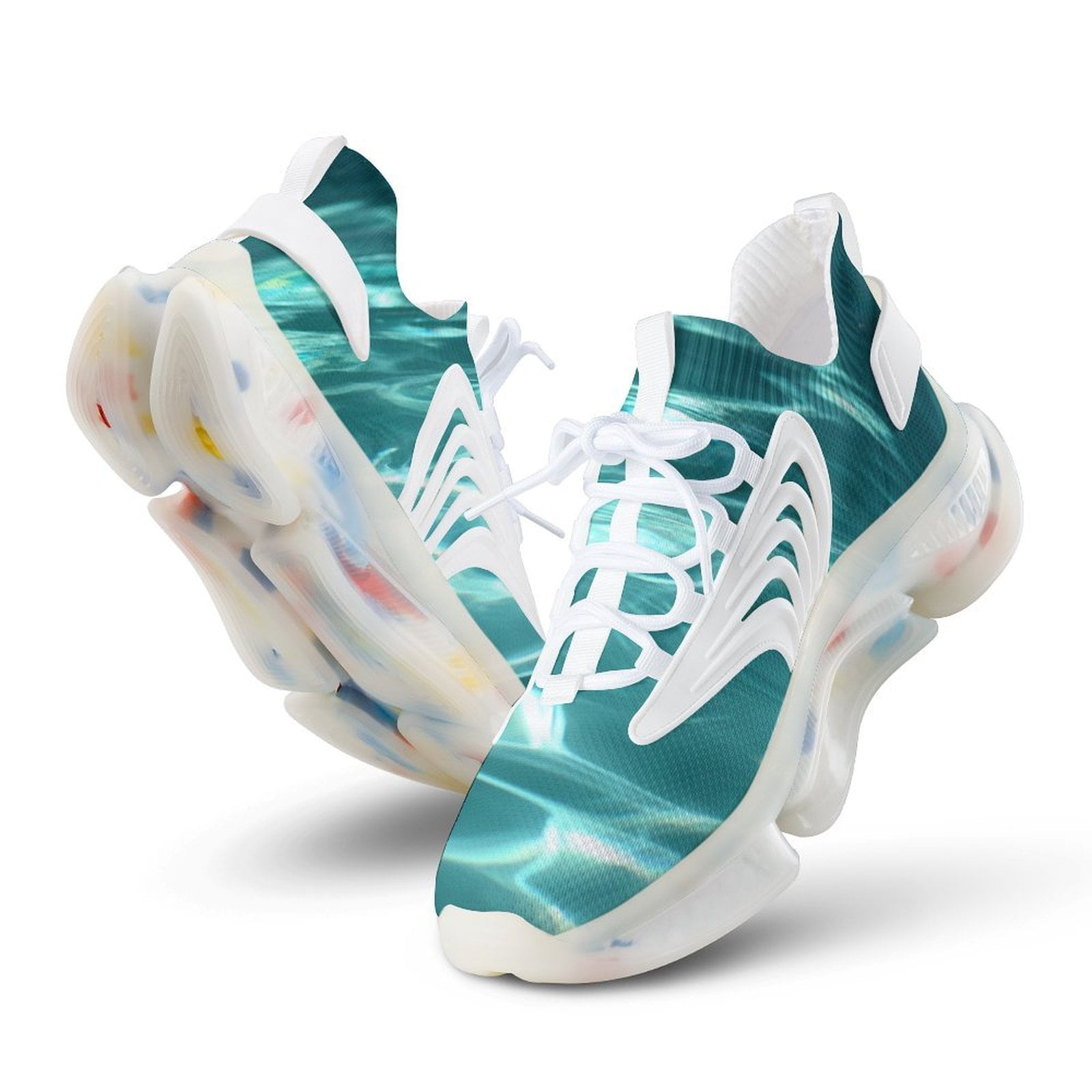 Water Ripples And Light Reflections Walking Shoes for Men Woman ...