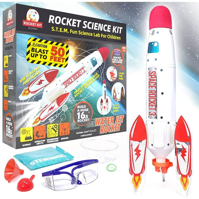 STEM Water Rocket Kit for Kids: Launch Engineering Discovery in the Sky ...