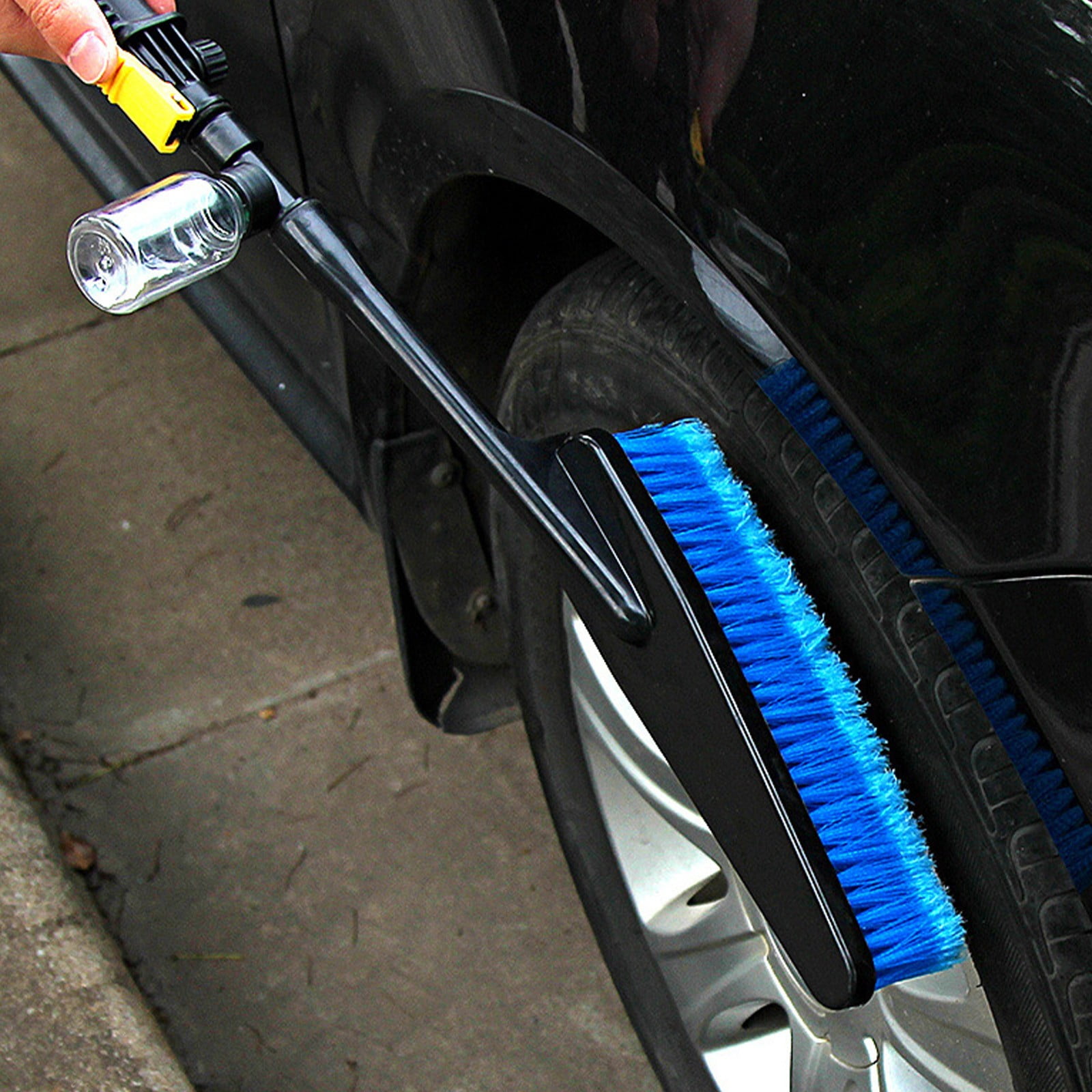Water Scrub Car Brush Car Wash Brush Mop With Foam Device ...
