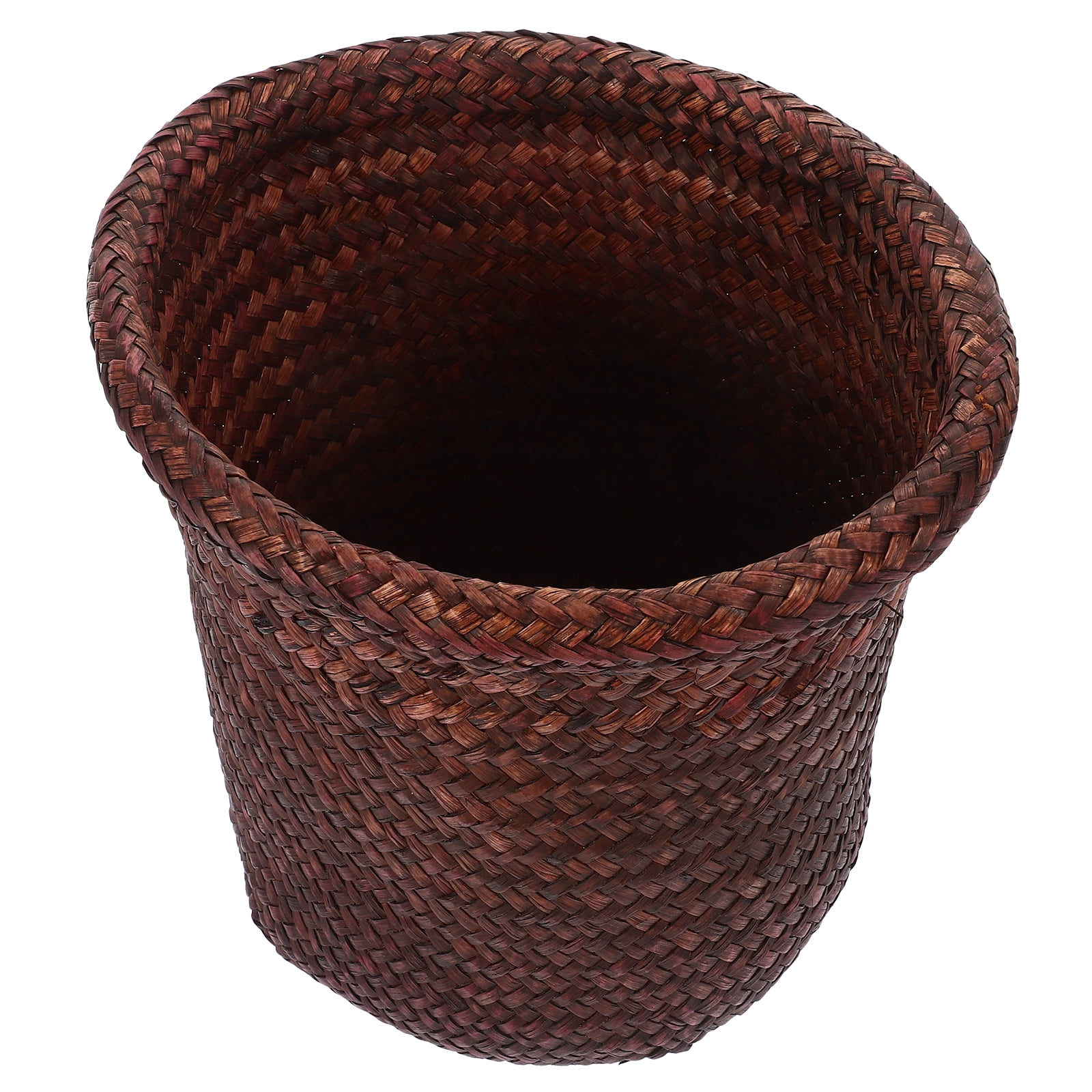 Water Seagrass Basket Woven Storage Seaweed Plant Container Office ...