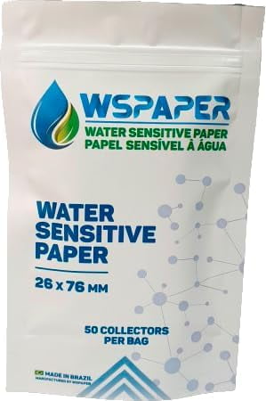 Water Sensitive Paper (WSP) for Sprayer Calibration - 50 Sheets per ...