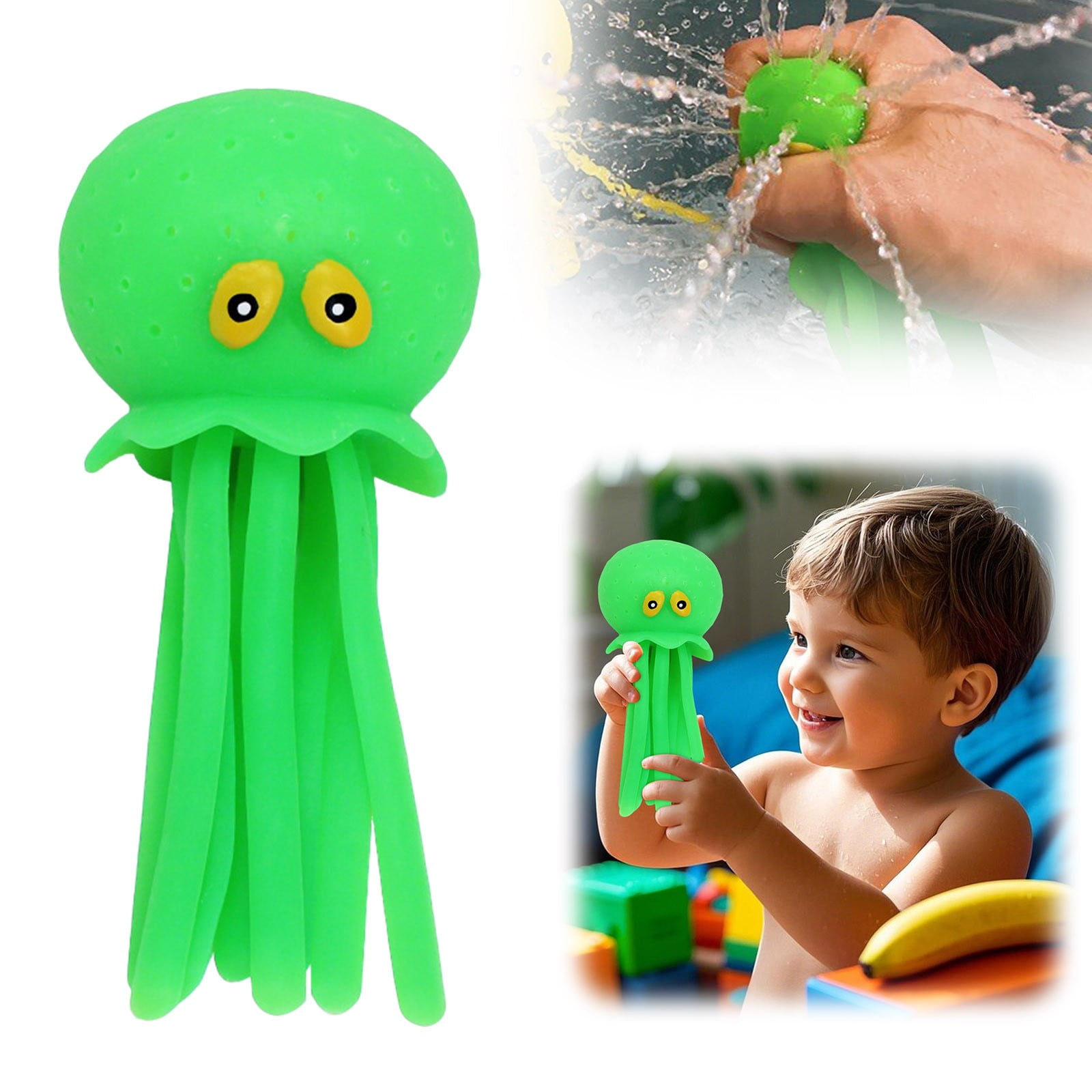 Water Sensory Toy for Kids Bath Pool Floating Stress Slow Rising ...