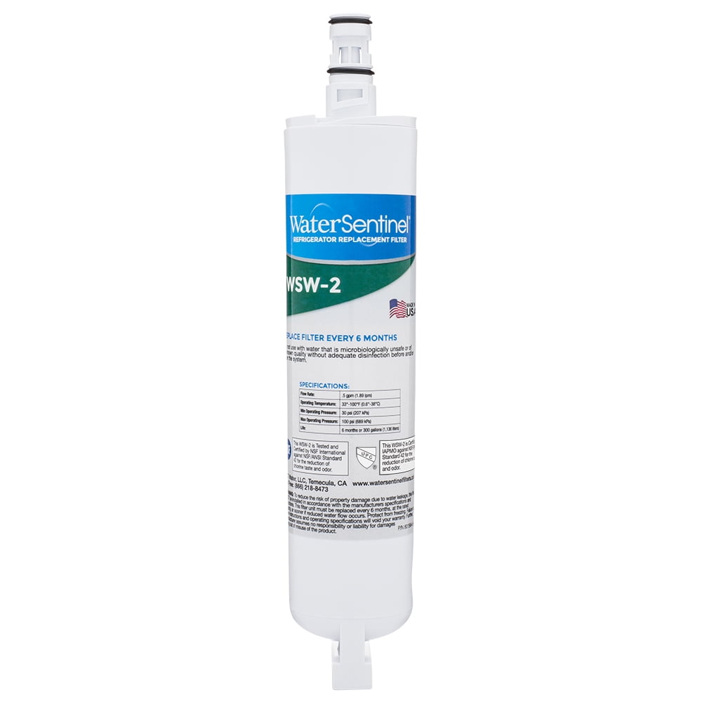 WaterSentinel WSW-2 Refrigerator Replacement Filter Fits: Whirlpool ...
