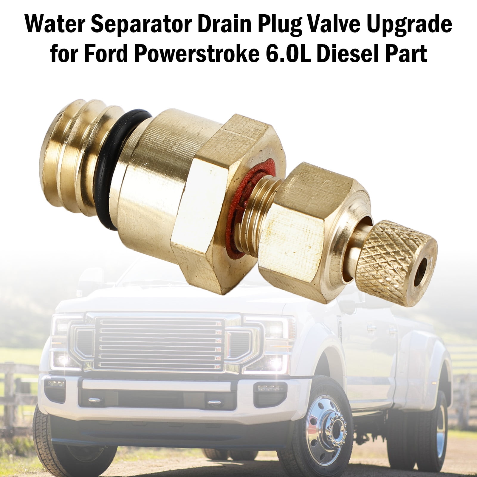 Factory 43 Water Separator Drain Plug Valve Upgrade for Ford ...
