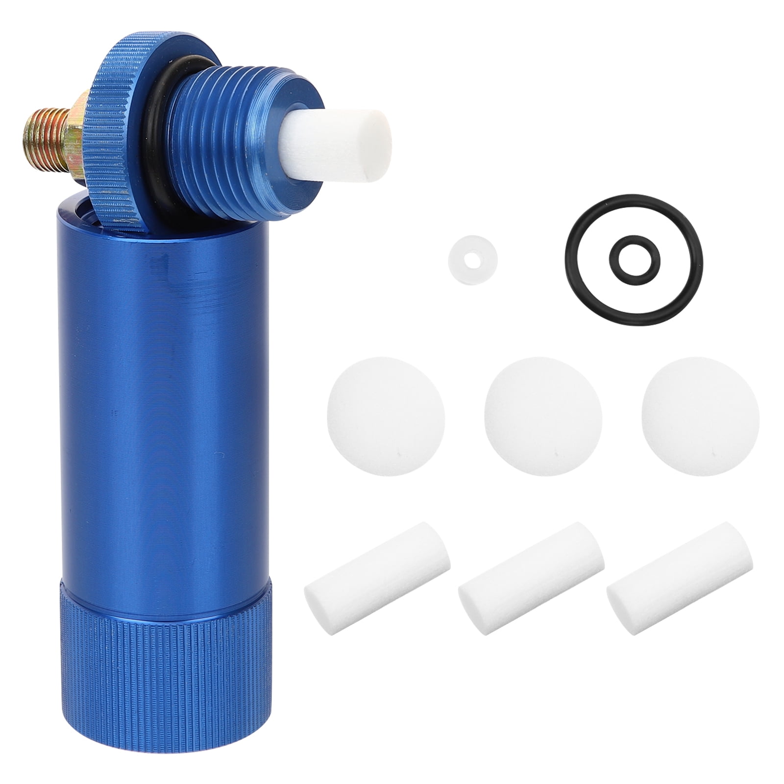 CIMAXIC Air Compressor Oil Water Separator, Blue, Durable Aluminum ...