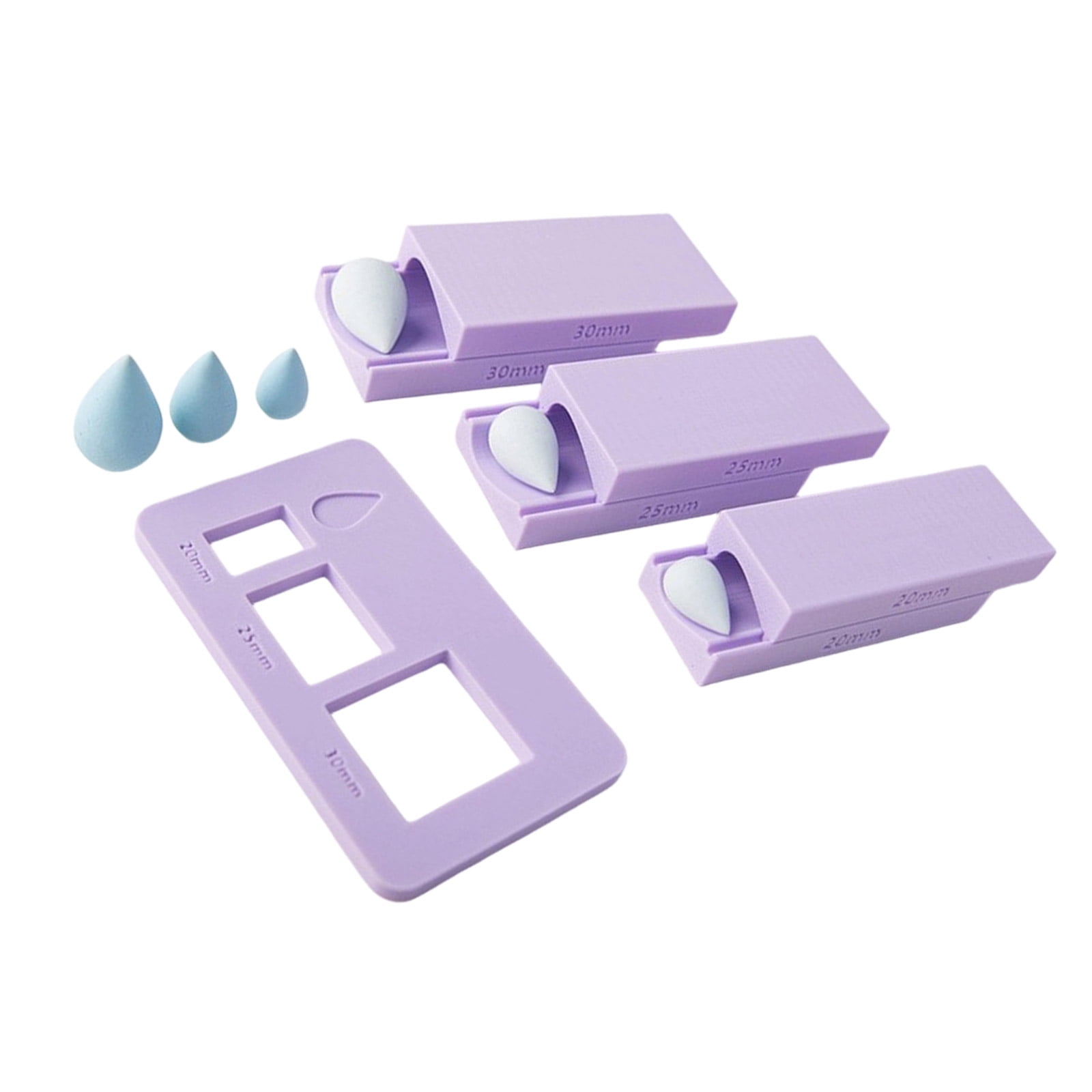 Water Shape Clay Bead Roller Mold 3 Size Craft Jewelry Tool Clay ...