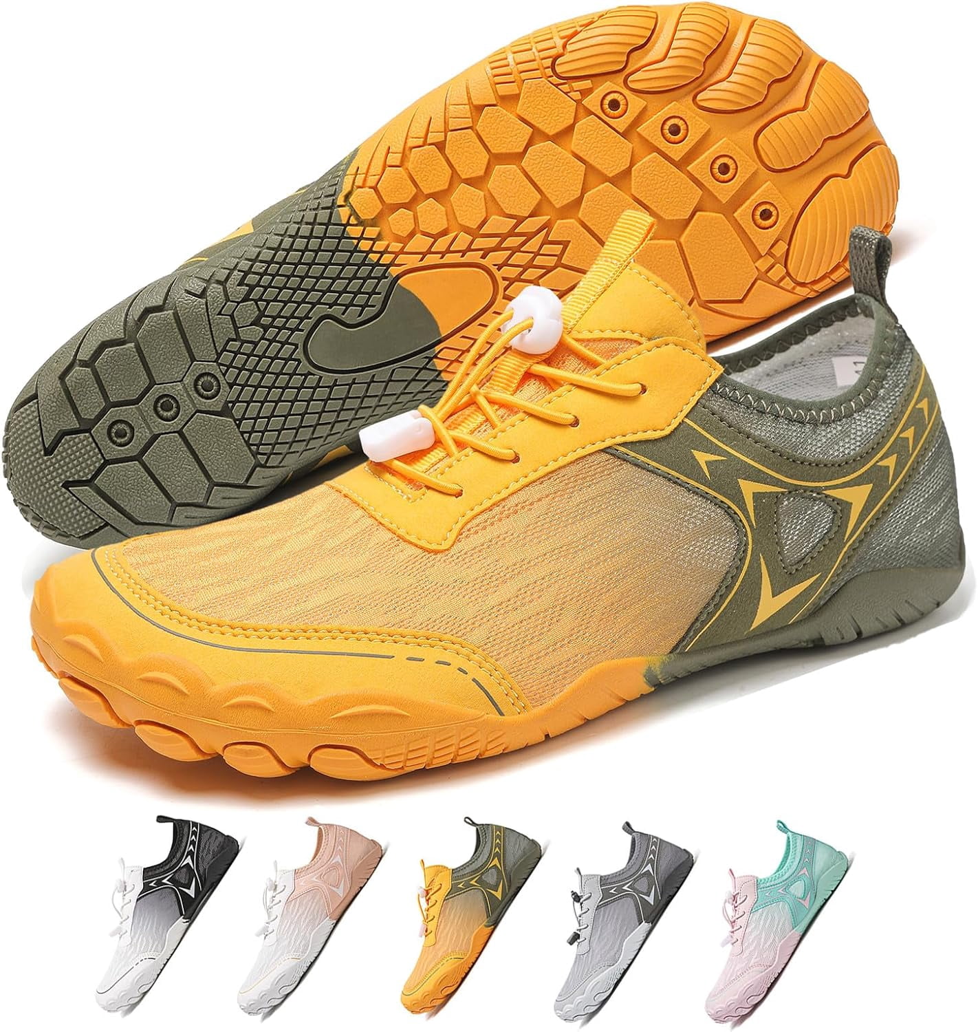 Water Shoes Women Men Hike Barefoot Footwear Non-Slip Unisex Wide Toe ...