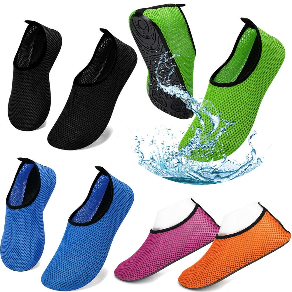 Water Shoes Womens Mens Swim Pool Beach Aqua Socks Quick-Dry Barefoot ...