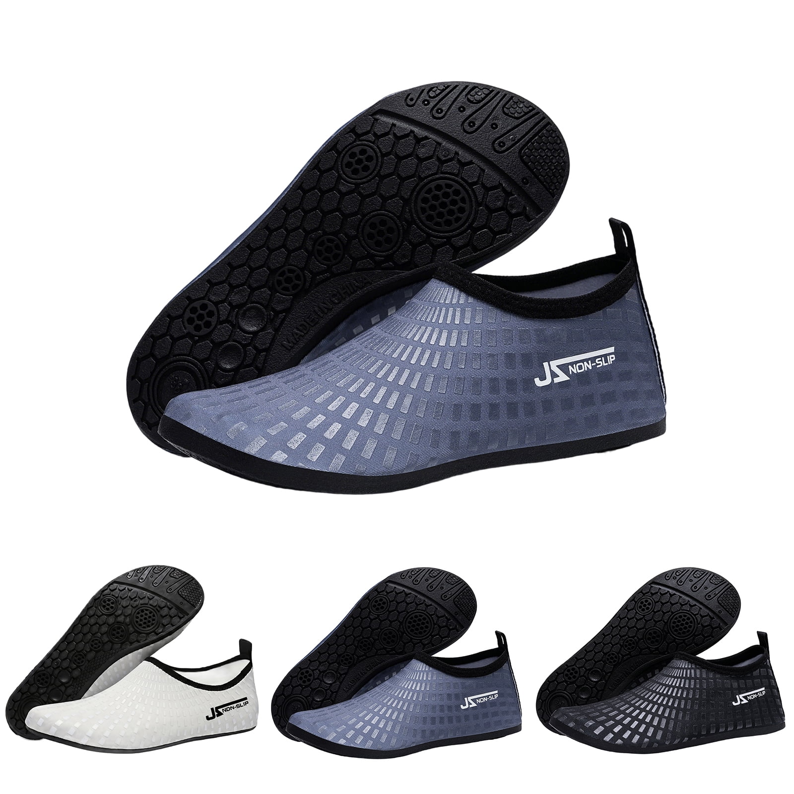 Water Shoes for Women Men Aqua Socks Swim Shower Beach Barefoot Pool ...