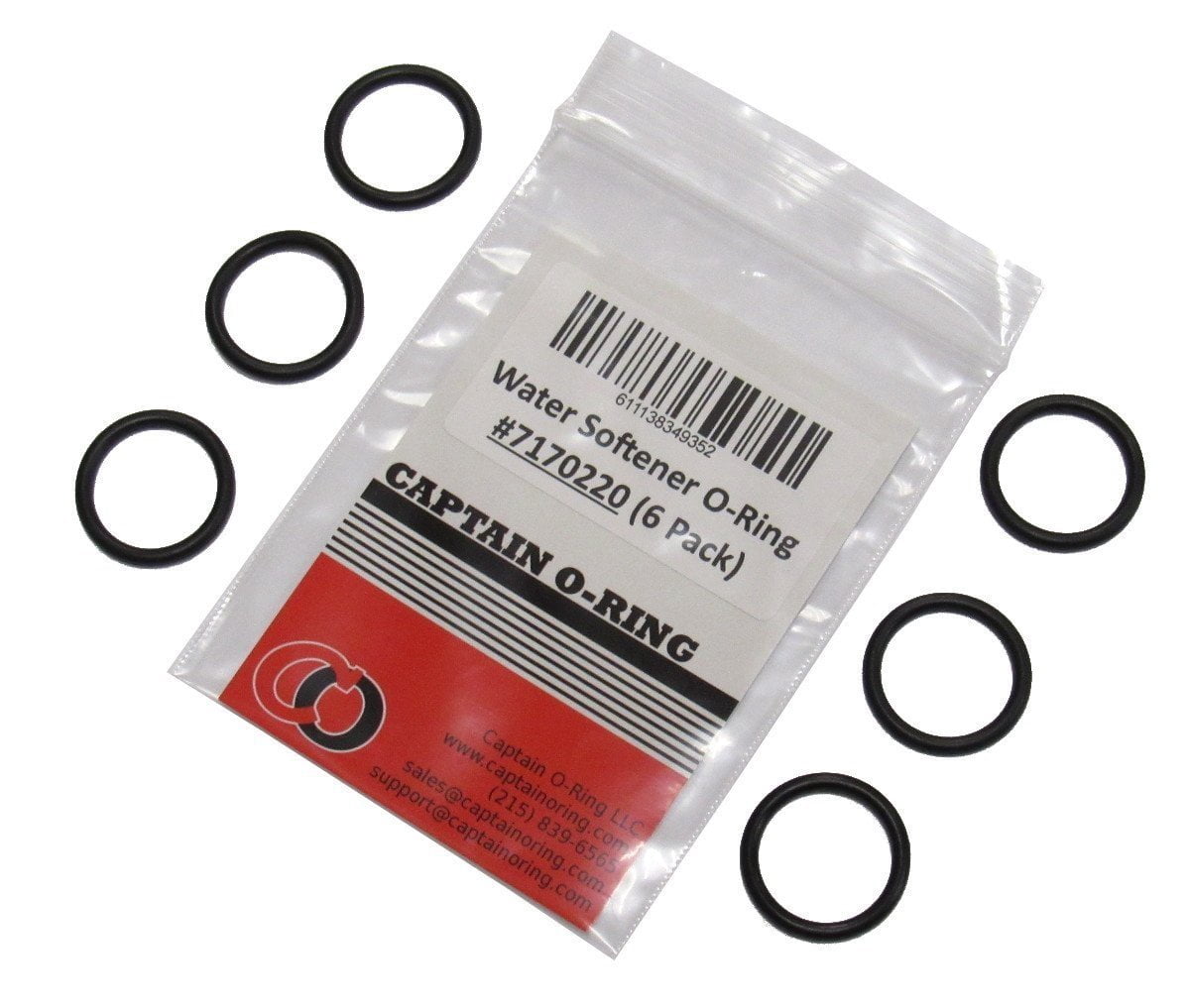 Water Softener O-Ring 7170220 6 Pack for Ecowater 3000 / 3002 by ...